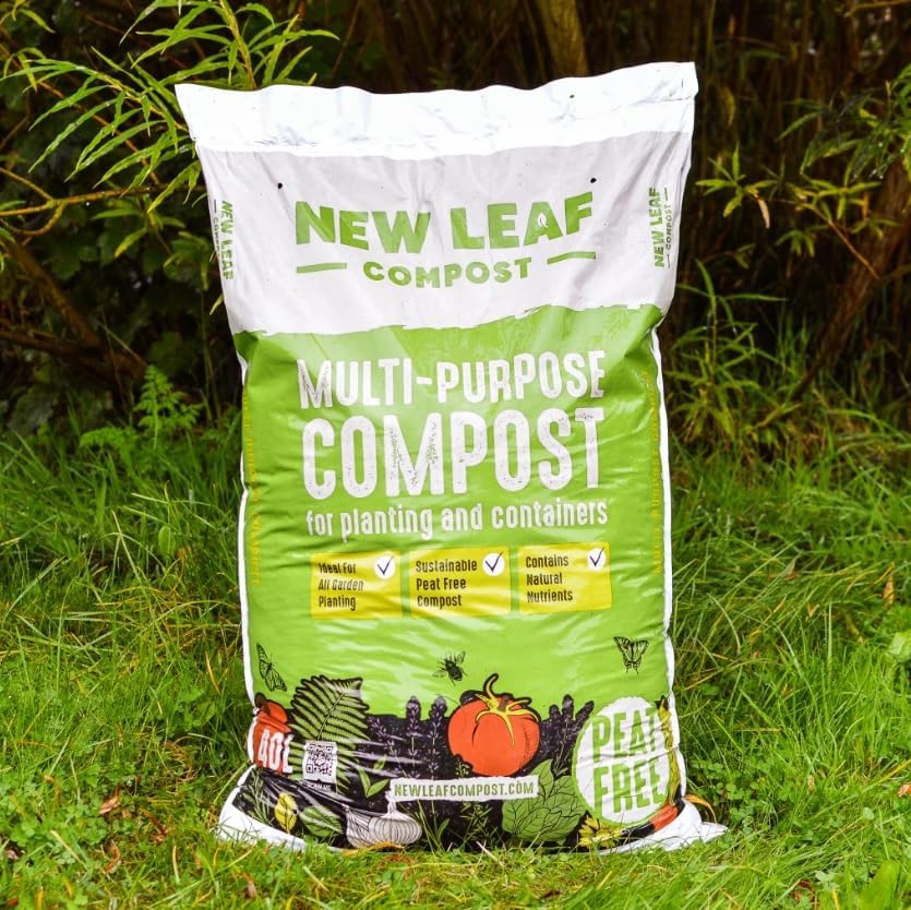 Just Grow New Leaf Organic Compost - 100% Peat Free Compost Made From ...