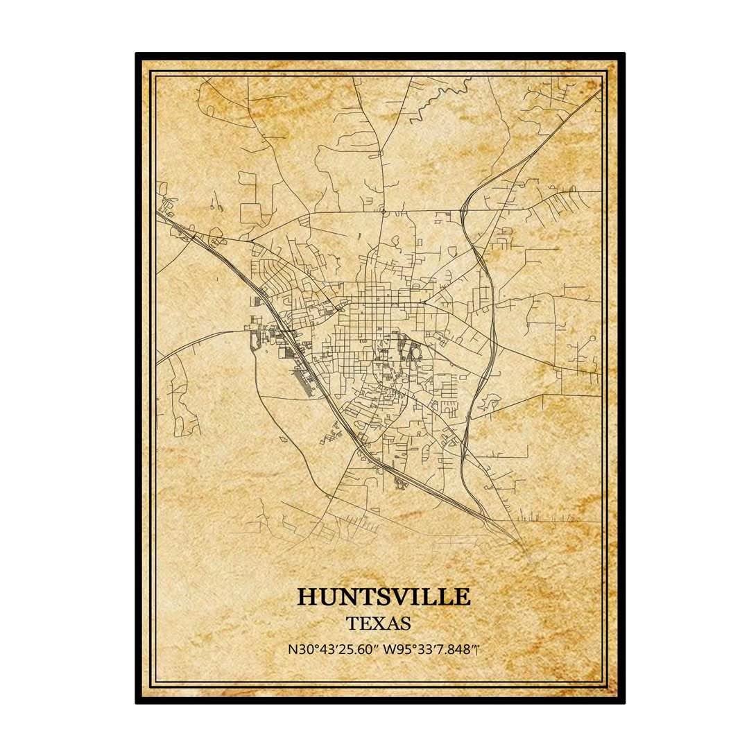 Huntsville Texas Map