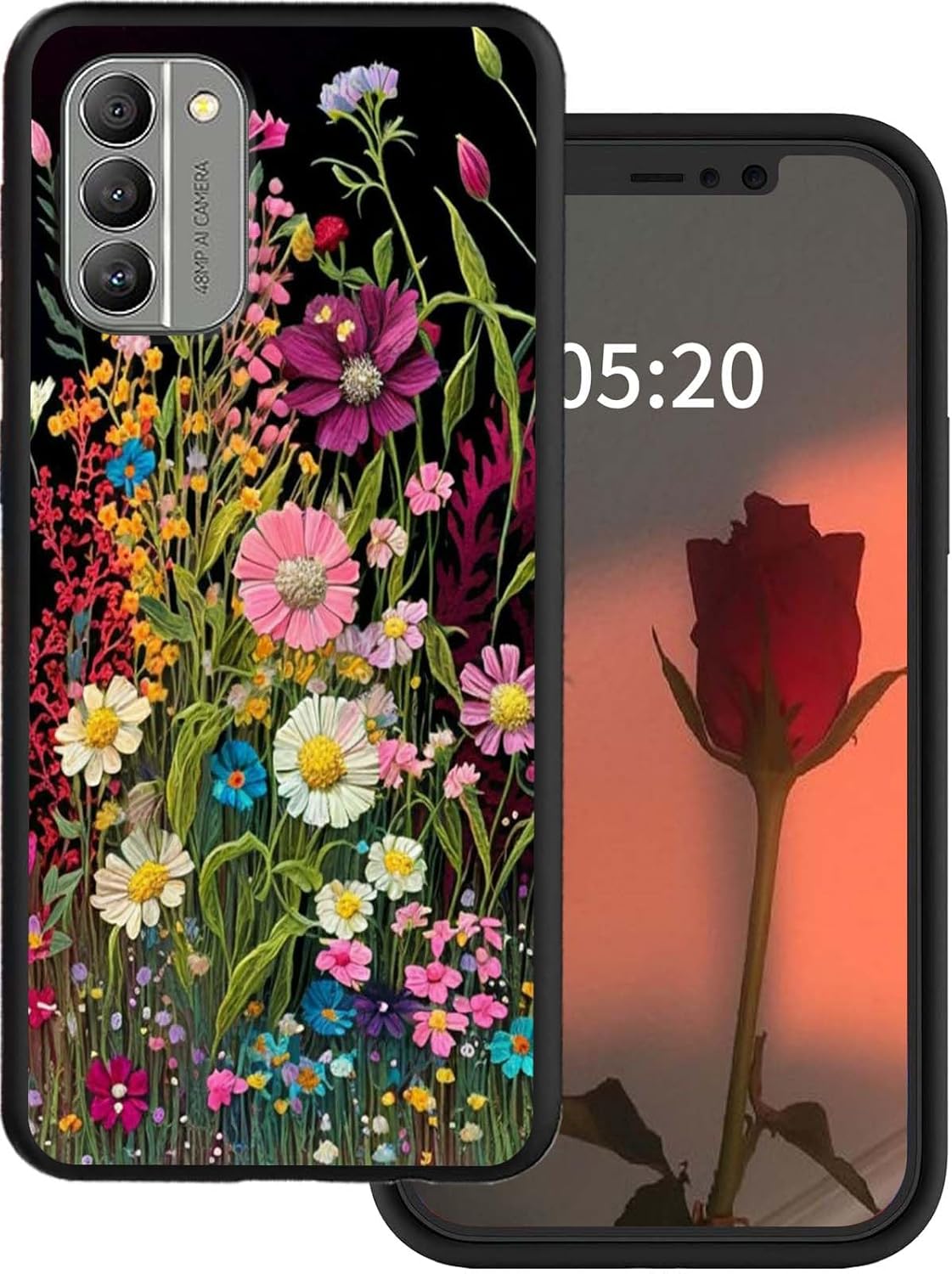 Amazon.com: for Nokia G310 5G Phone Case with Wildflowers Stylish ...