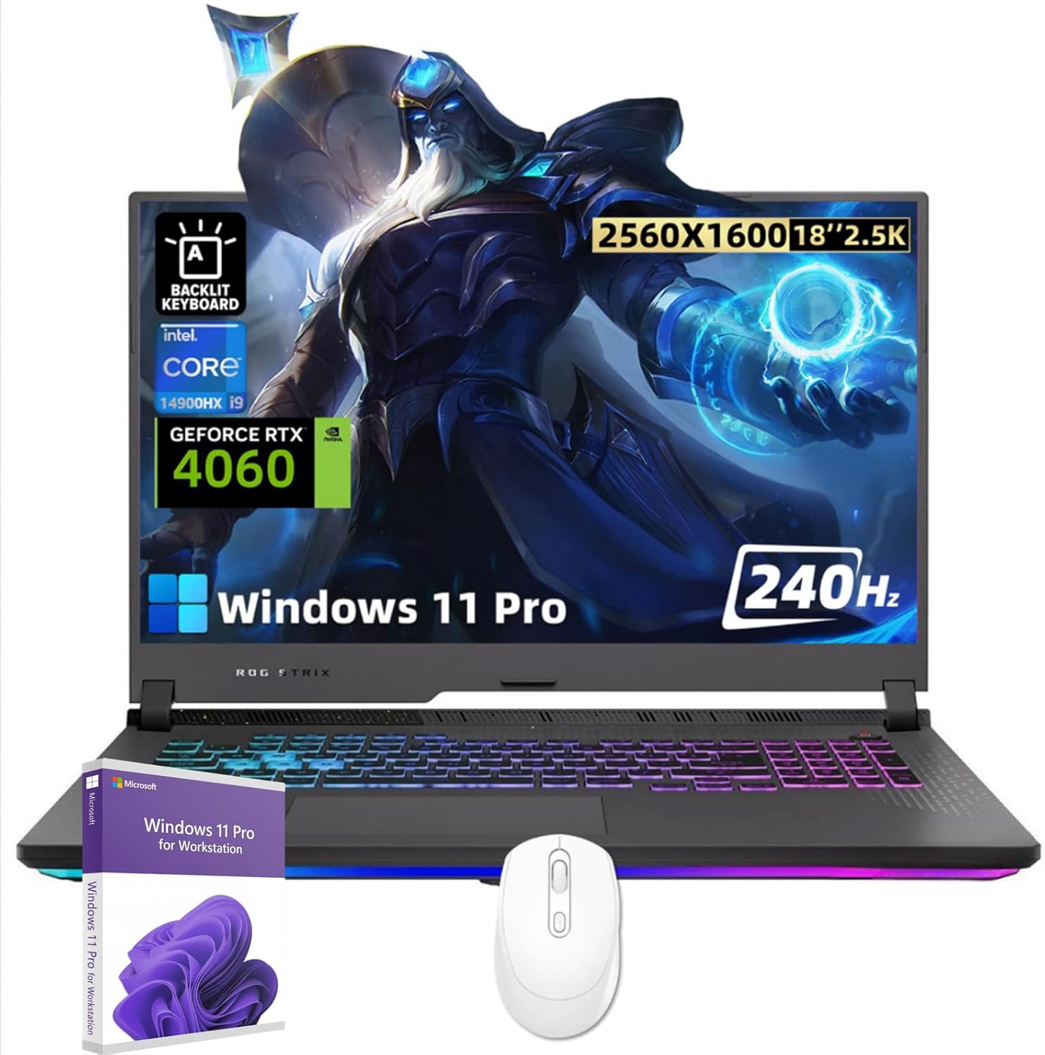 Amazon.com: ASUS ROG Strix-G18 Gaming Laptop - Intel i9 14900HX (24 ...