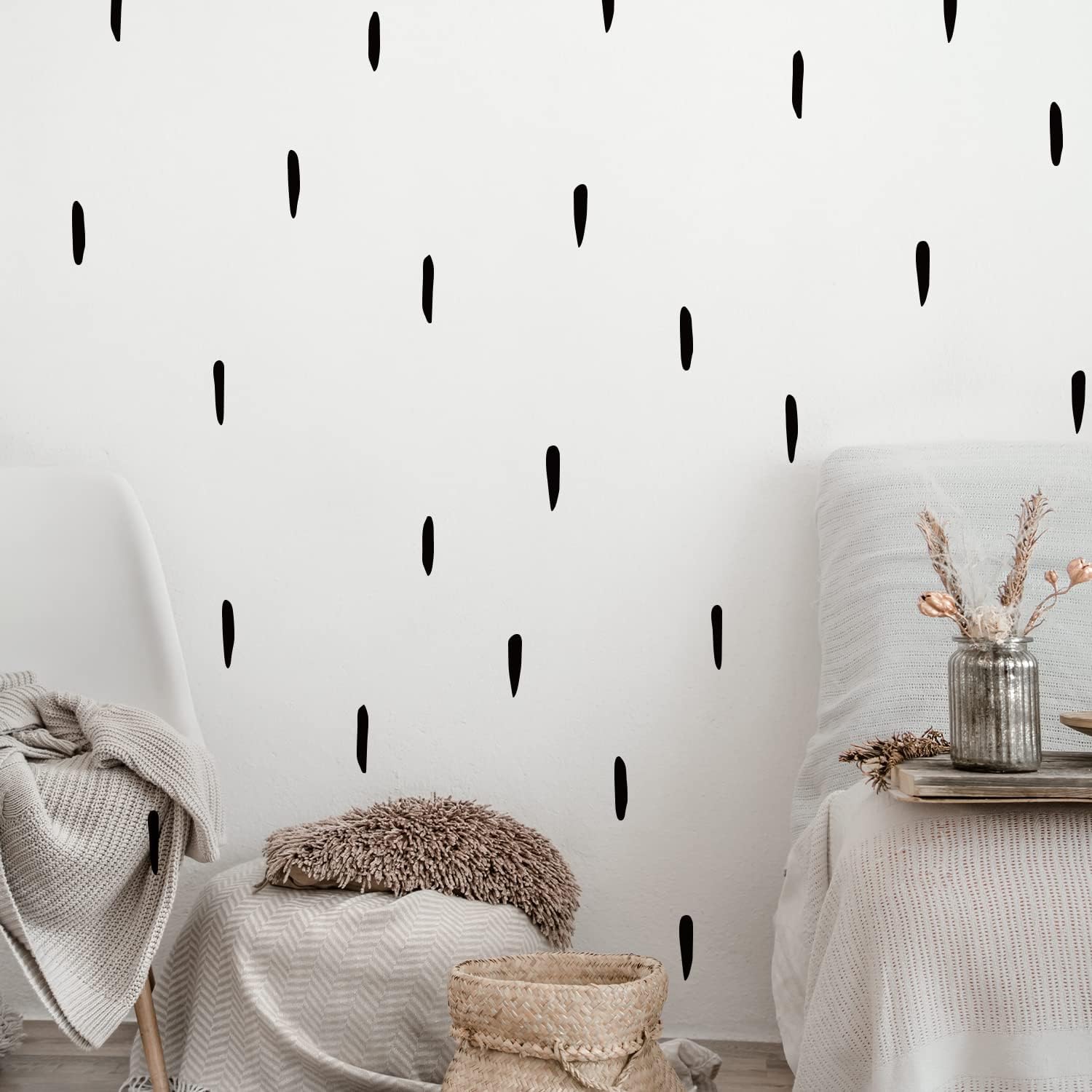 Amazon.com: LiveInUrban 12 Sheets Abstract Line Peel and Stick Wall ...