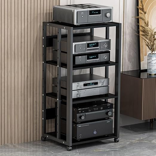 Amazon.com: Modern AV Media Stand, Heavy Duty Hifi Audio Component ...