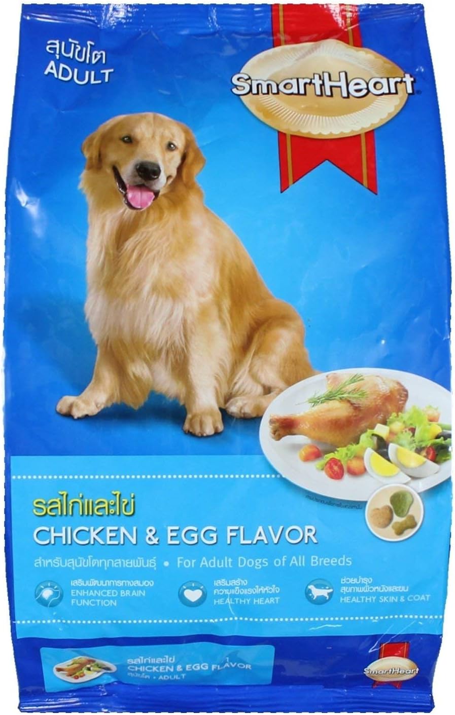 Smart Heart Adult Dog Food, Chicken and Egg, 3 kg : Amazon.in: Pet Supplies