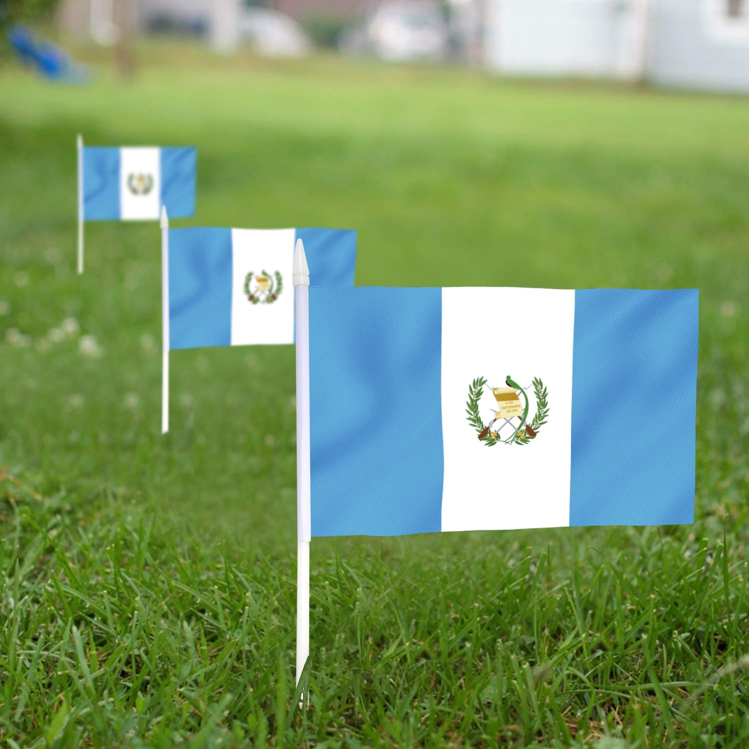 Snapklik.com : Anley Guatemala Mini Flag 12 Pack - Hand Held Small ...
