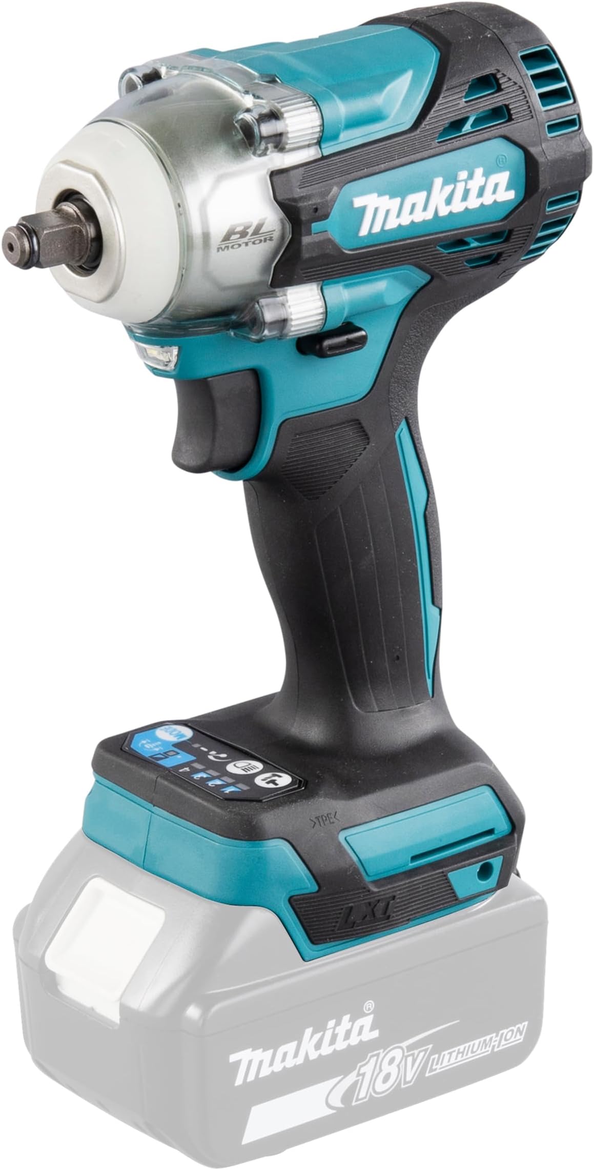 Makita DTW190Z 18V Li-Ion LXT Impact Wrench - Batteries and Charger Not ...