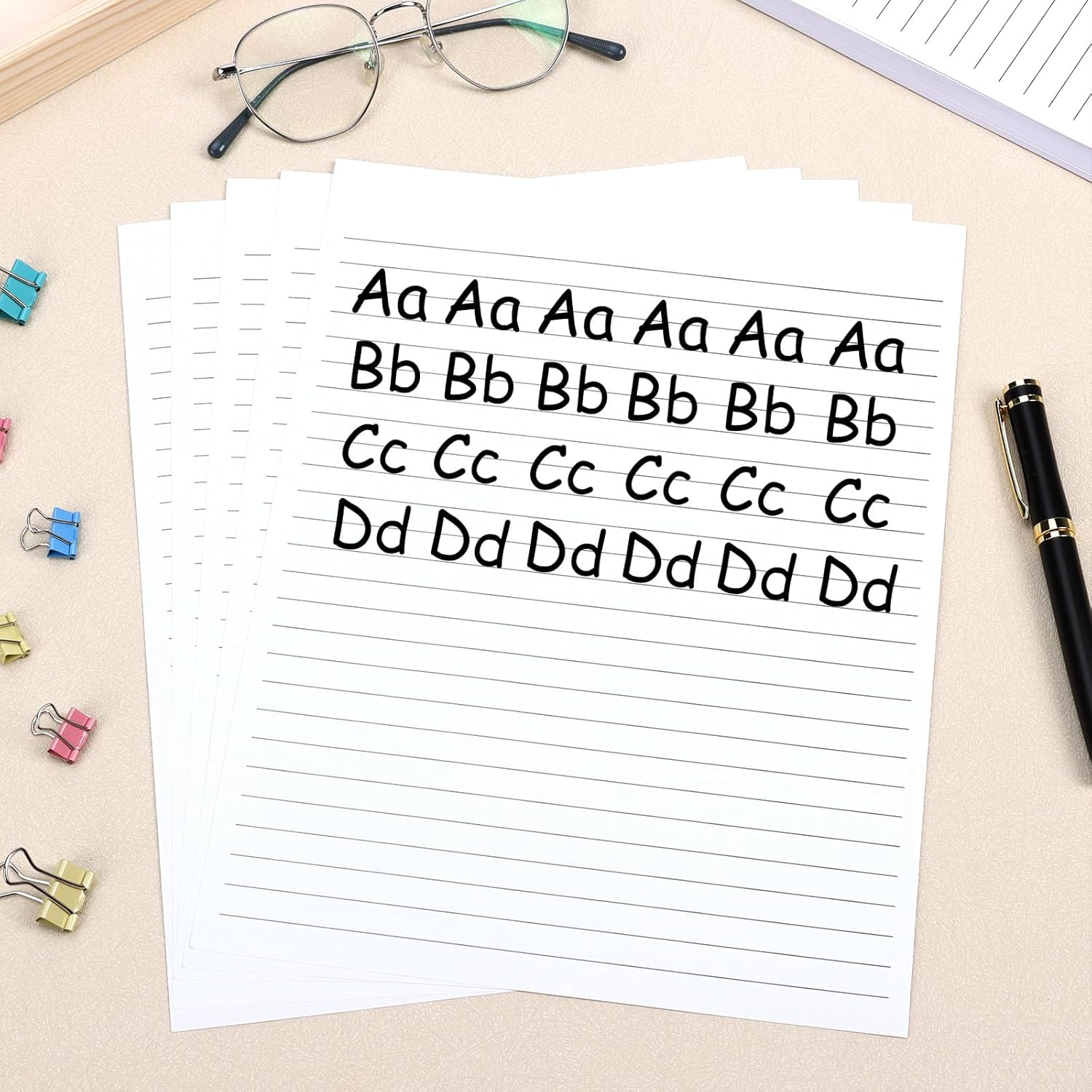 100 Sheets Handwriting Paper 8.5”x11” Narrow Philippines | Ubuy
