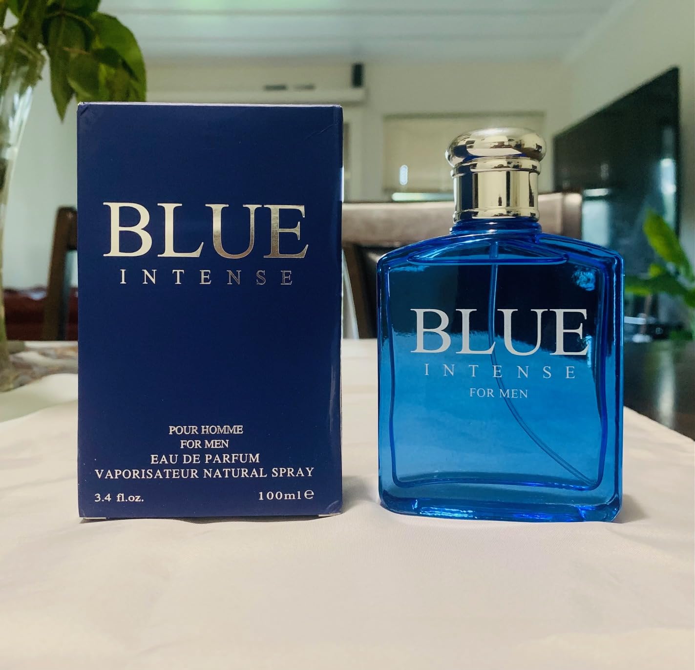 Amazon.com : United Scents Blue Intense Eau de Parfum for Men, 3.4 fl ...