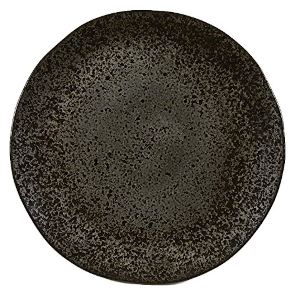 Rustico C53336 Black Ironstone Presentation Plate, 32 cm (Pack of 4 ...
