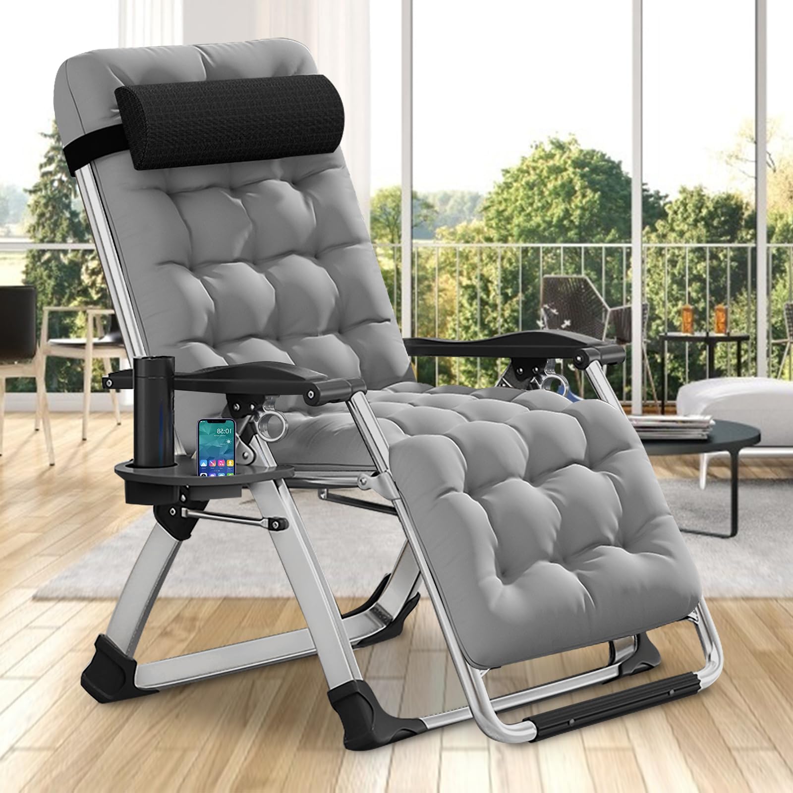 Amazon.com: DoCred Comfy Chair, Folding Chair Recliner Chair for ...