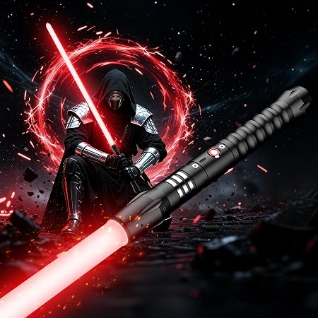 Lightsaber, 102cm Dueling Light Sabers, USB Rechargeable, Metal Hilt ...