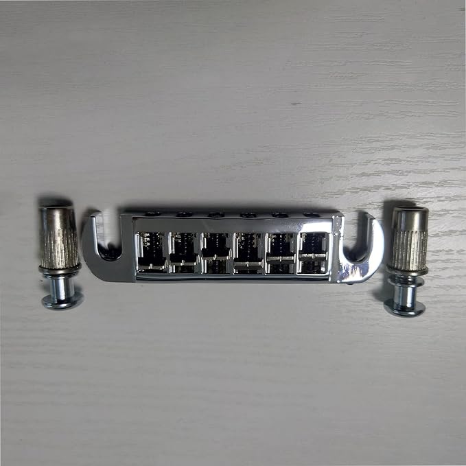Amazon.com: Guitar Bridge 52.5mm(2-1/16 Inch) Adjustable Pigtail Style ...