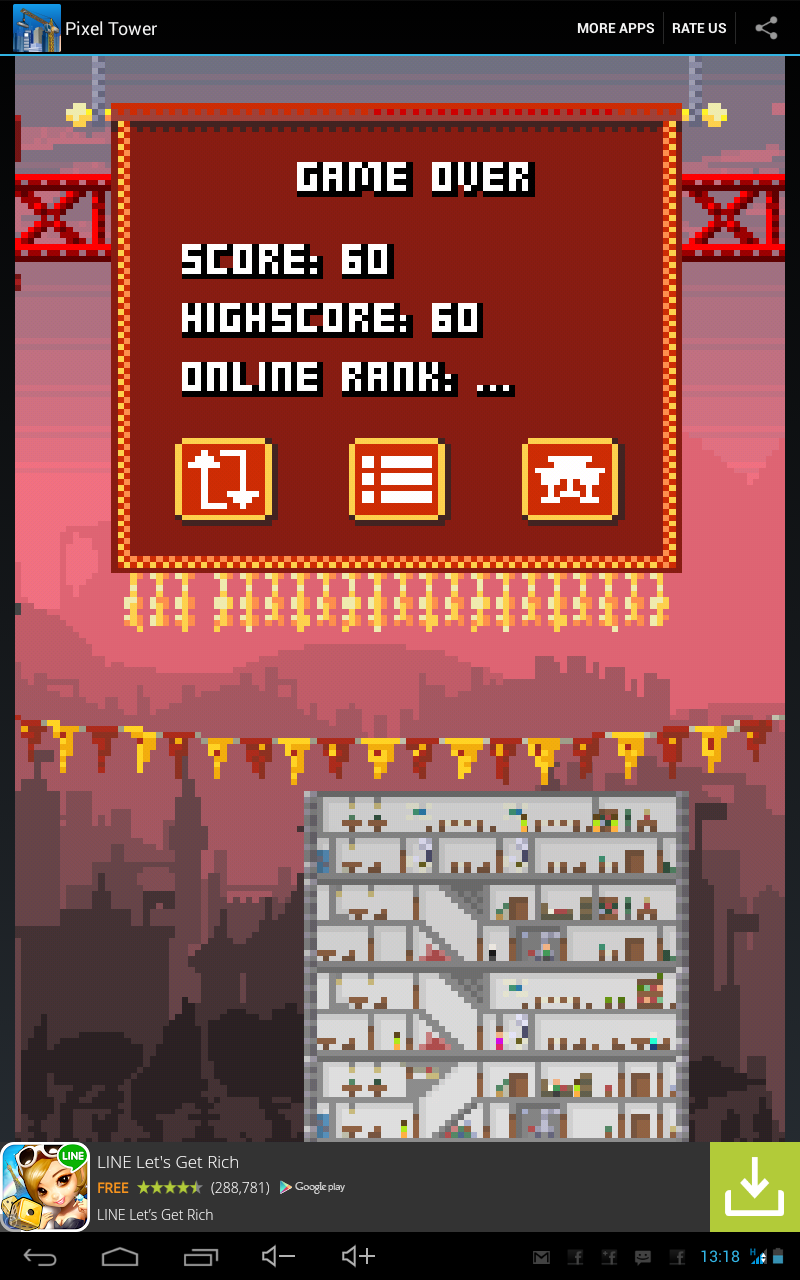 Construction City Pixel Tower - App on Amazon Appstore