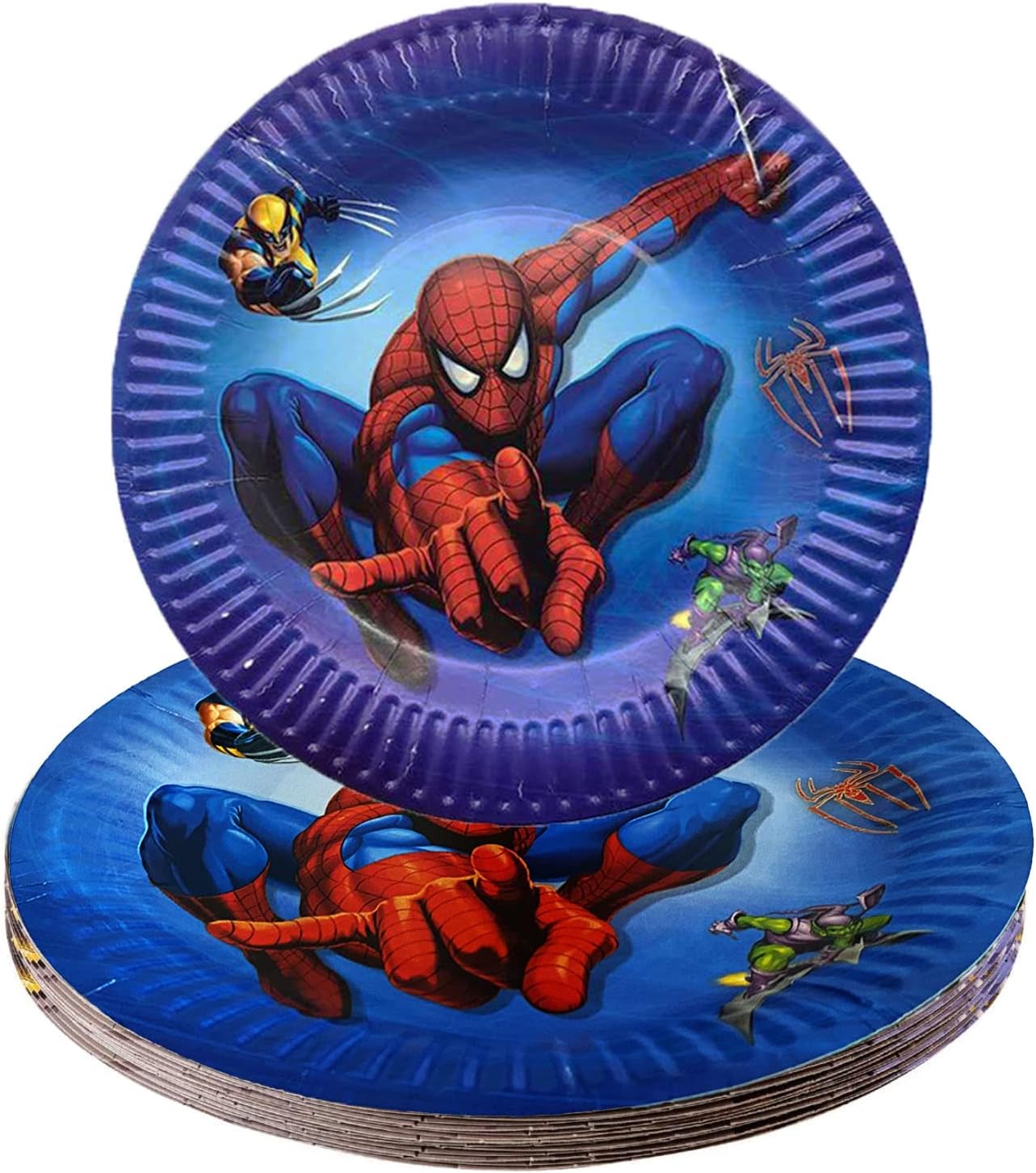 Amazon.com: Spiderman-Theme Party Supplier,30PCS Plates for Kids ...