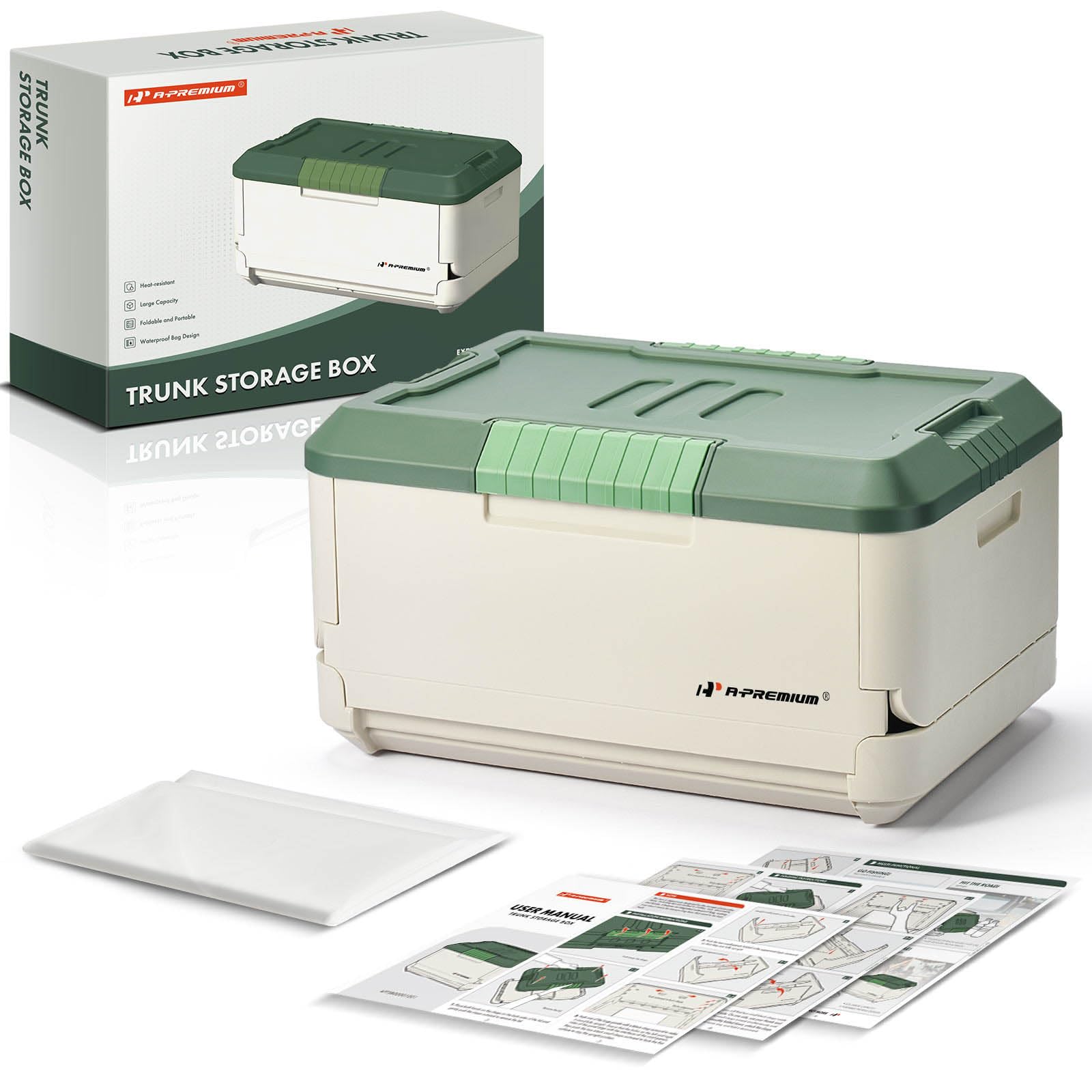 Amazon.com: A-Premium Multifunctional Foldable Trunk Organizer and ...