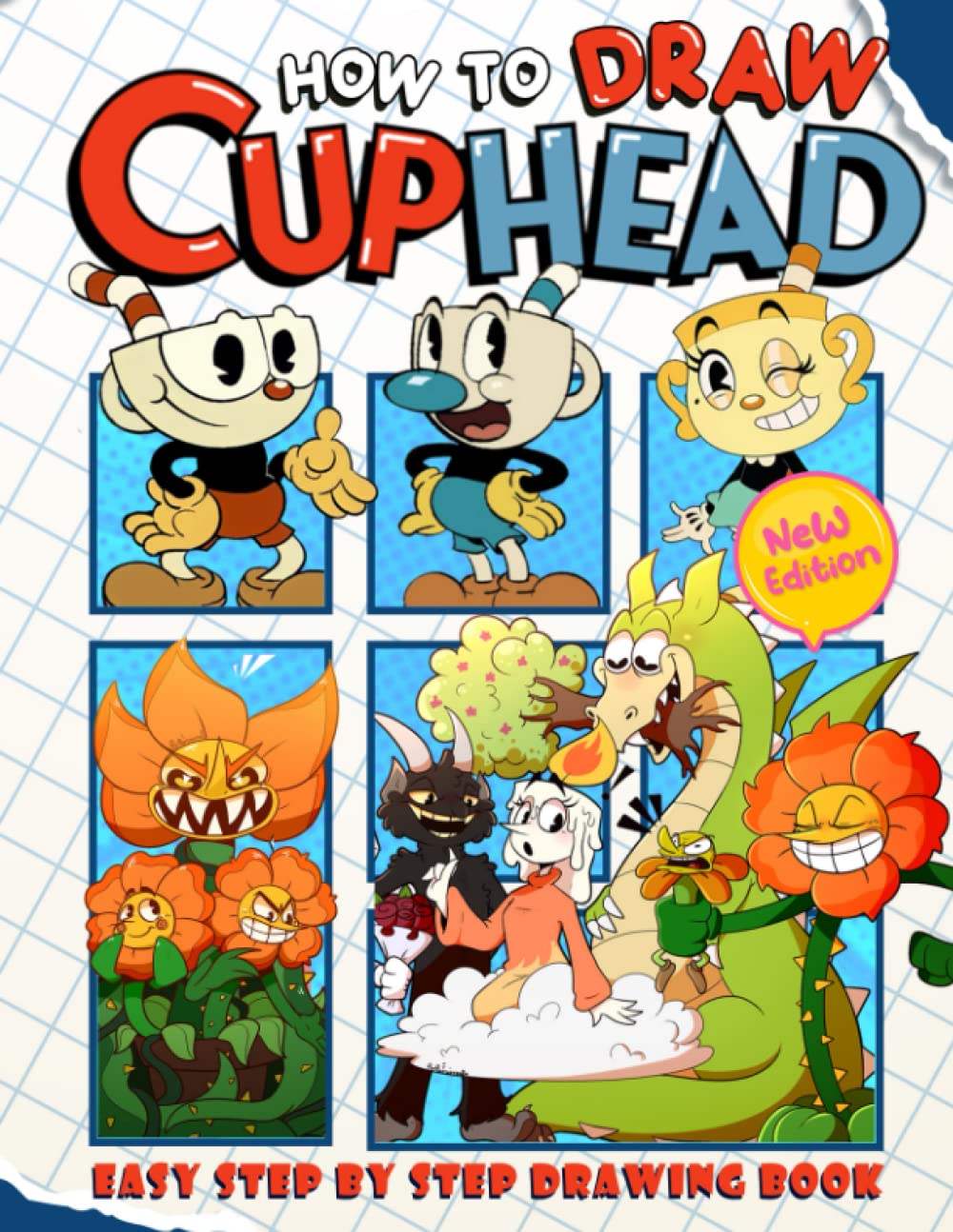 How to Draw Cuphead Book: 2022 Learn How to Draw With 20+ Familiar ...