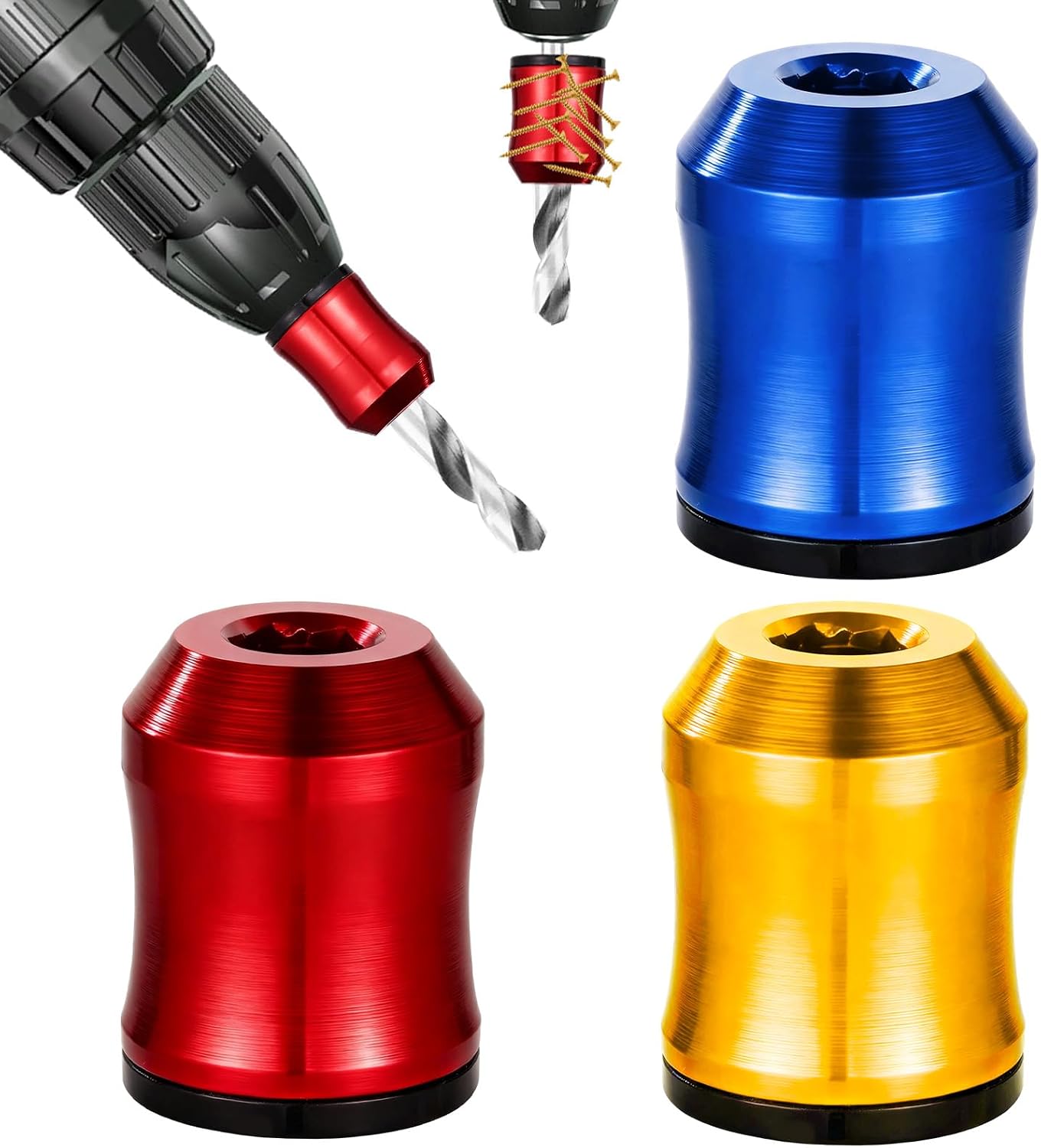 Amazon.com: 3pcs Magnetic Screw Rings, Universal Screwdriver Head ...