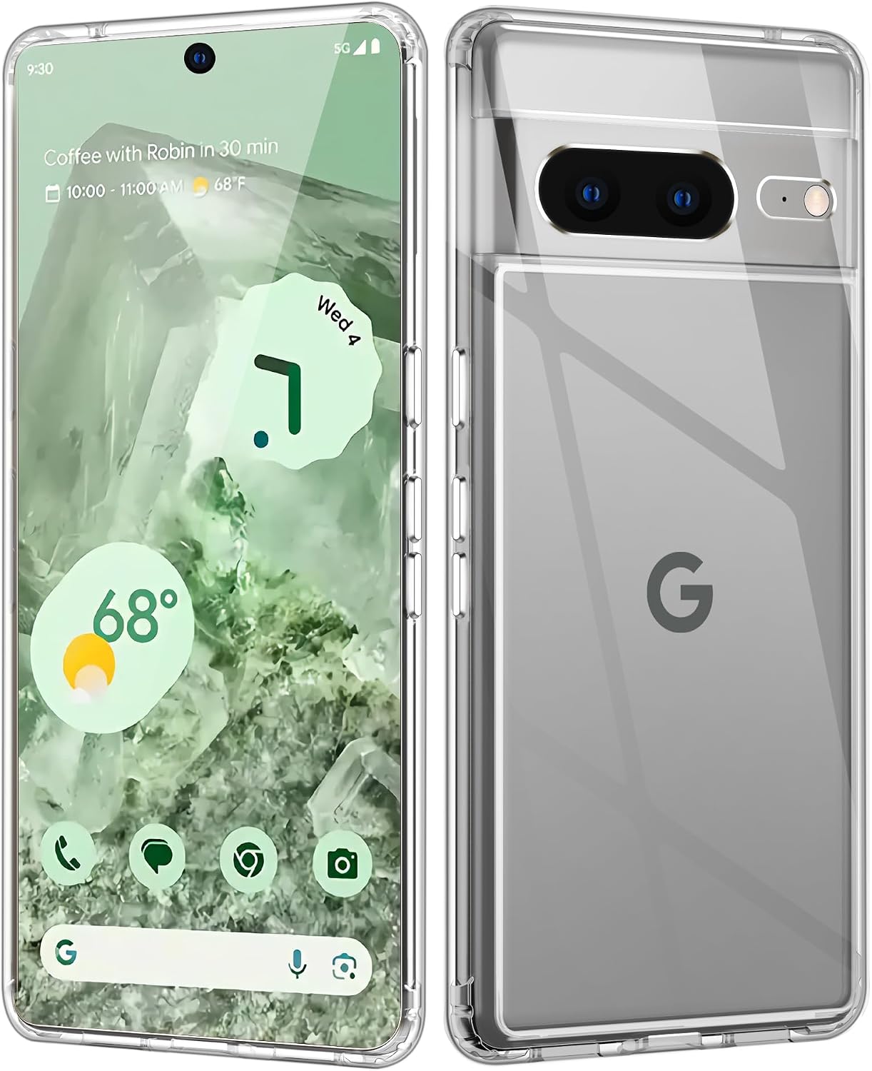 Amazon.com: Wilbur Designed for Google Pixel 8 Case Clear,[Anti ...