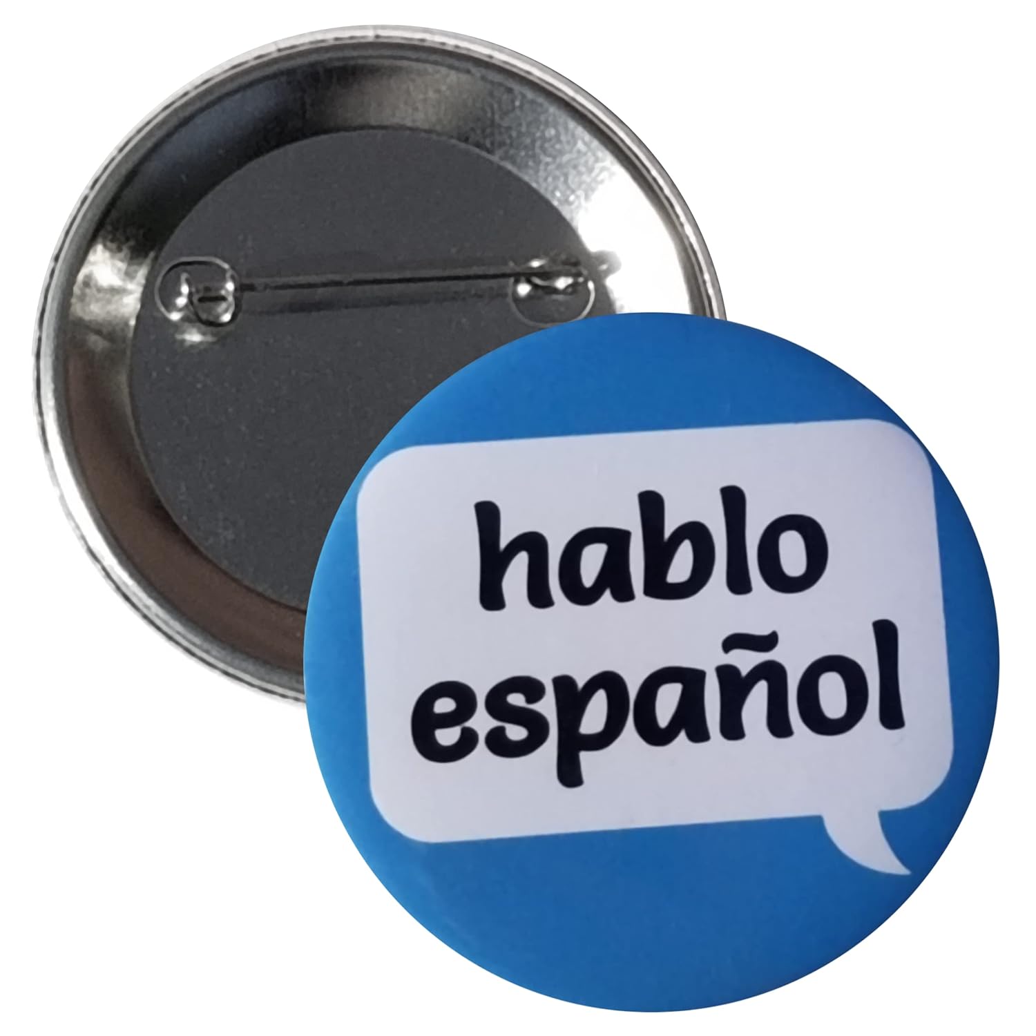 Amazon.com: Hablo Español pin - I speak Spanish pinback button - 10 ...