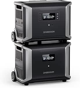 Amazon.com: Dabbsson DBS3500 Portable Power Station with DBS5300B Extra ...