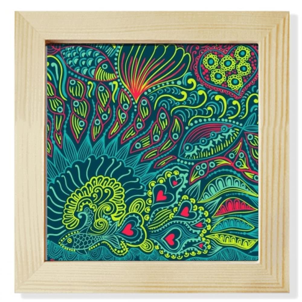 no/no Ocean Foreign Lands Biology Square Picture Frame Wall Tabletop ...