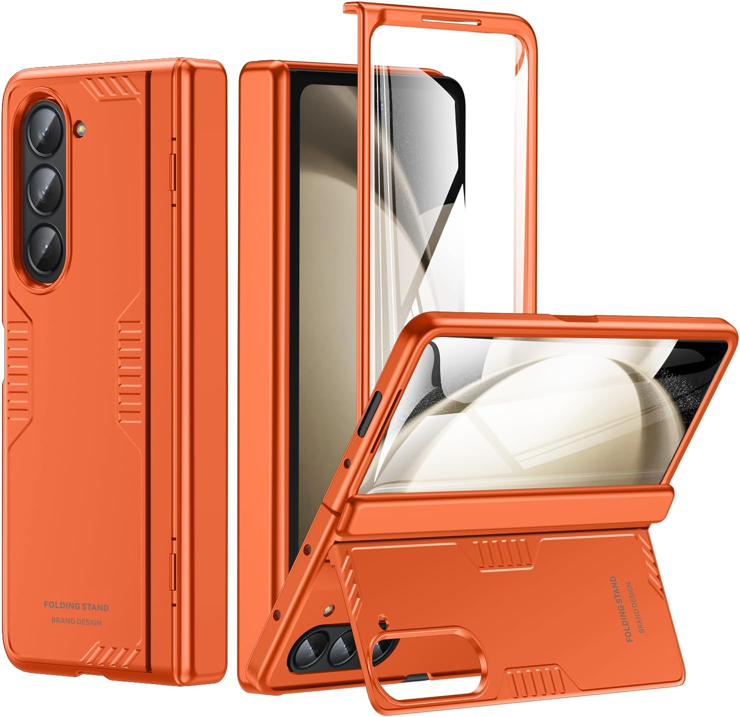 Amazon.com: for Samsung Z Fold 4 Case: [Hidden Kickstand] [Wireless ...