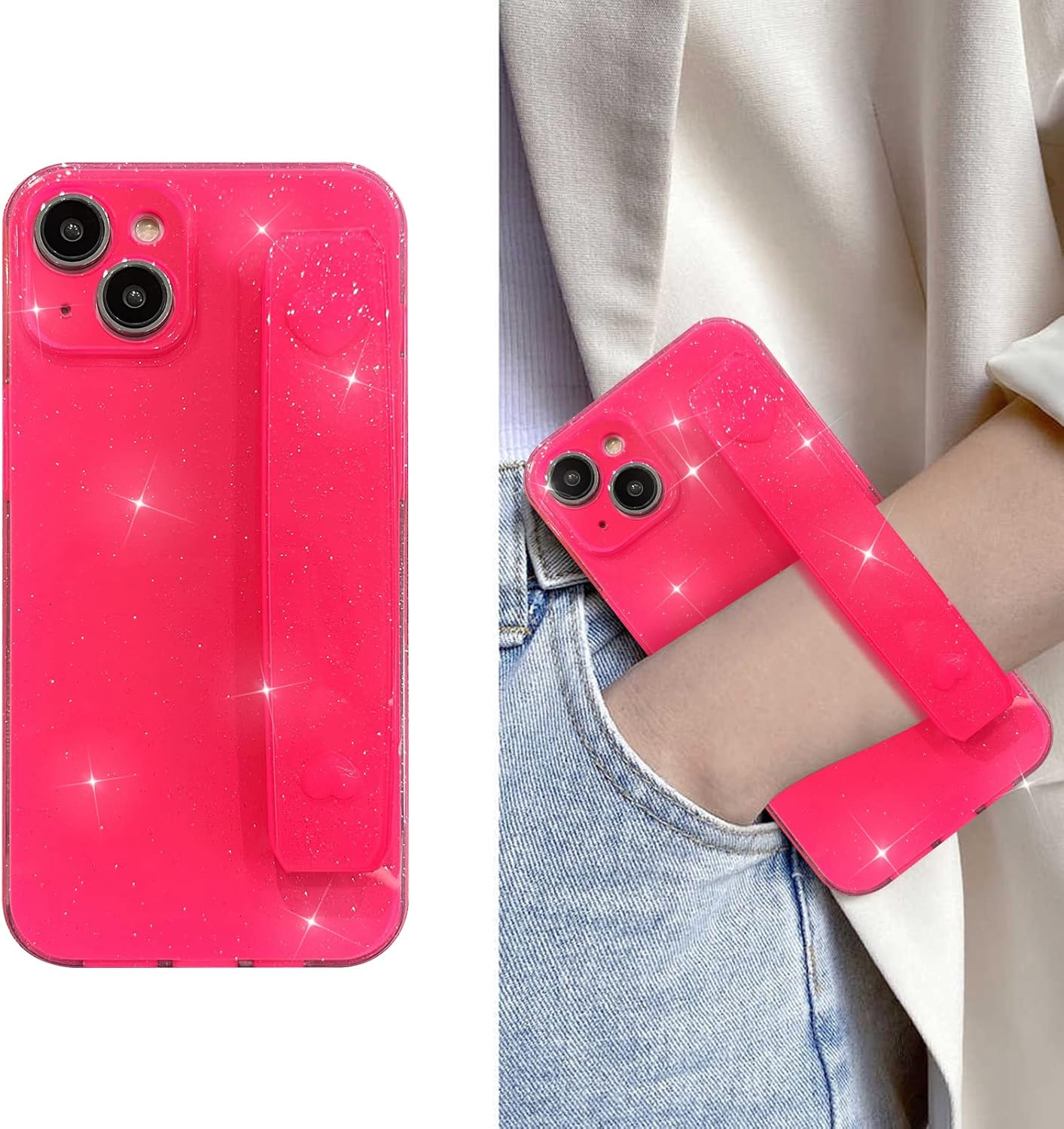 Amazon.com: Miotany Designed for iPhone 13 Phone Case Loopy Glitter ...