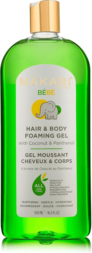 Makari - Gel Moussant Corps et Cheveux Bébé - 500 ML : Amazon.fr: Bébé ...