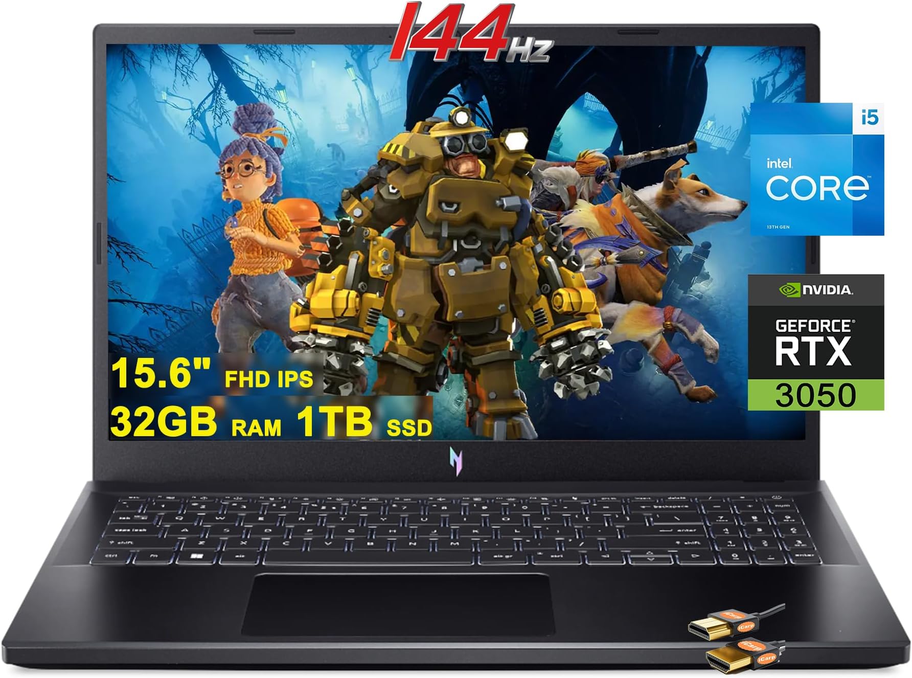 Amazon.com: Acer Nitro V Gaming Laptop | Intel Core i7-13620H Processor ...