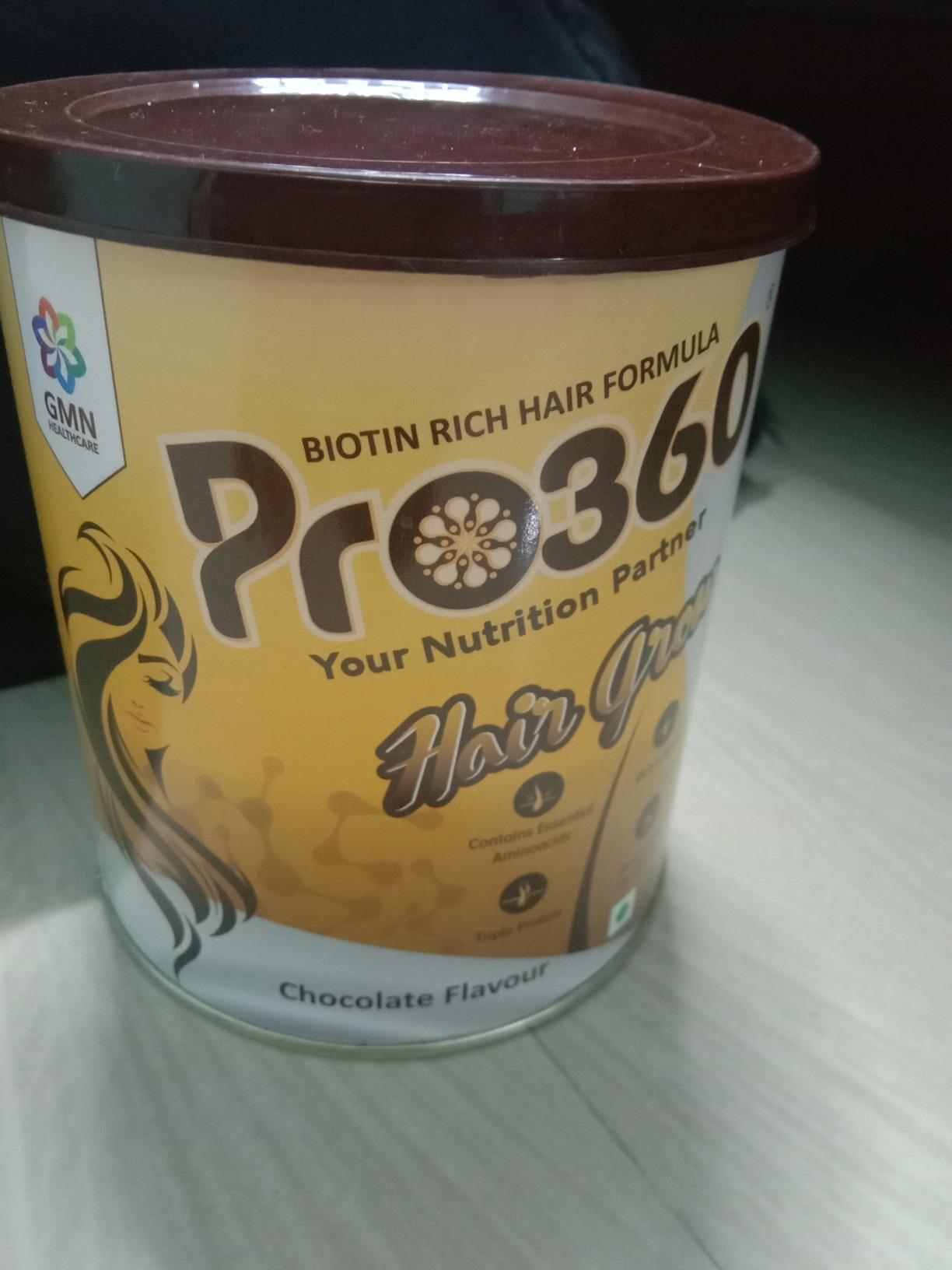 Pro360 Hair Grow Nutritional Protein Supplement Powder for Healthy Hair ...