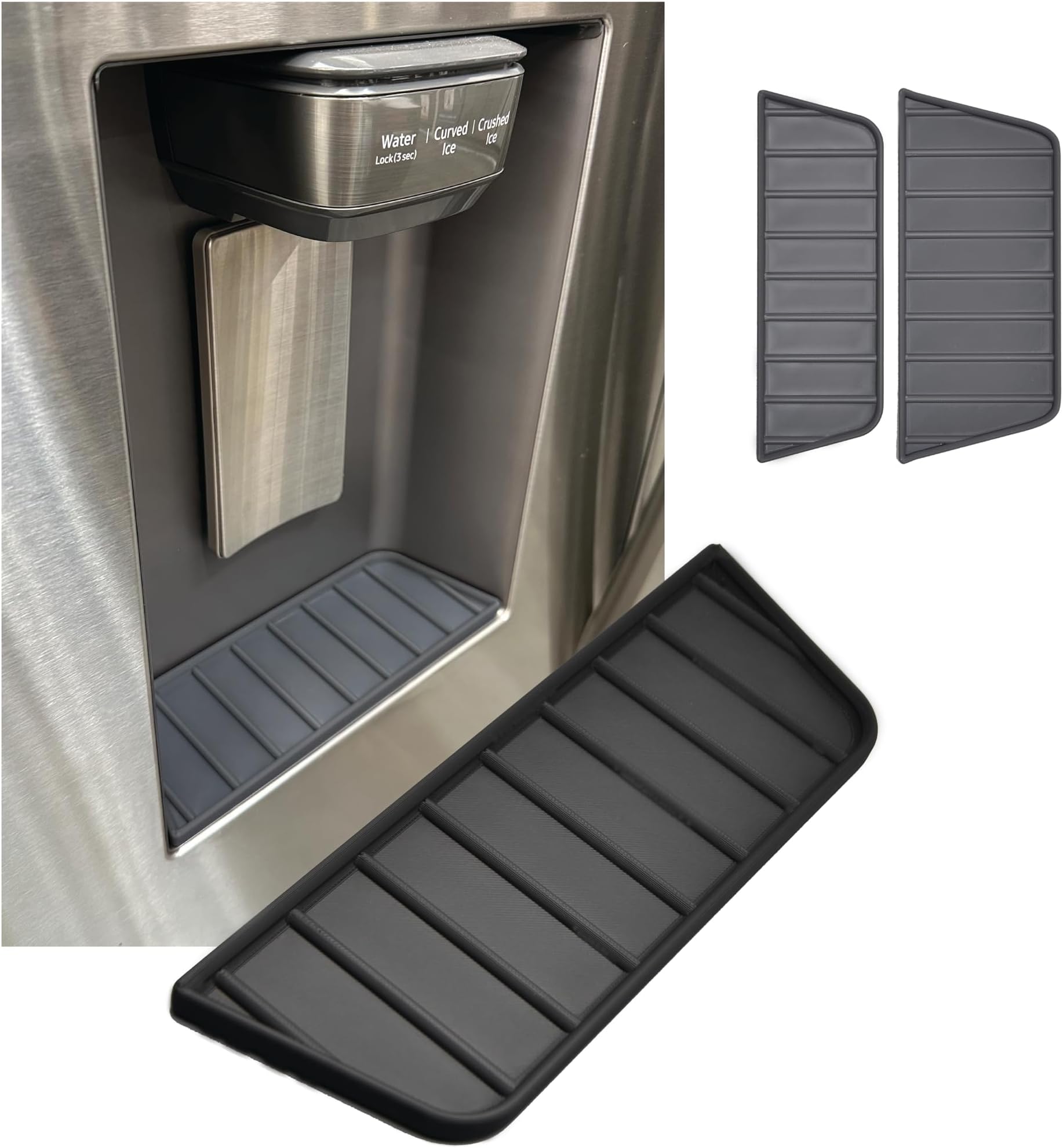 Amazon.com: Refrigerator Drip Catcher Tray, 2 Pack Ice and Water ...