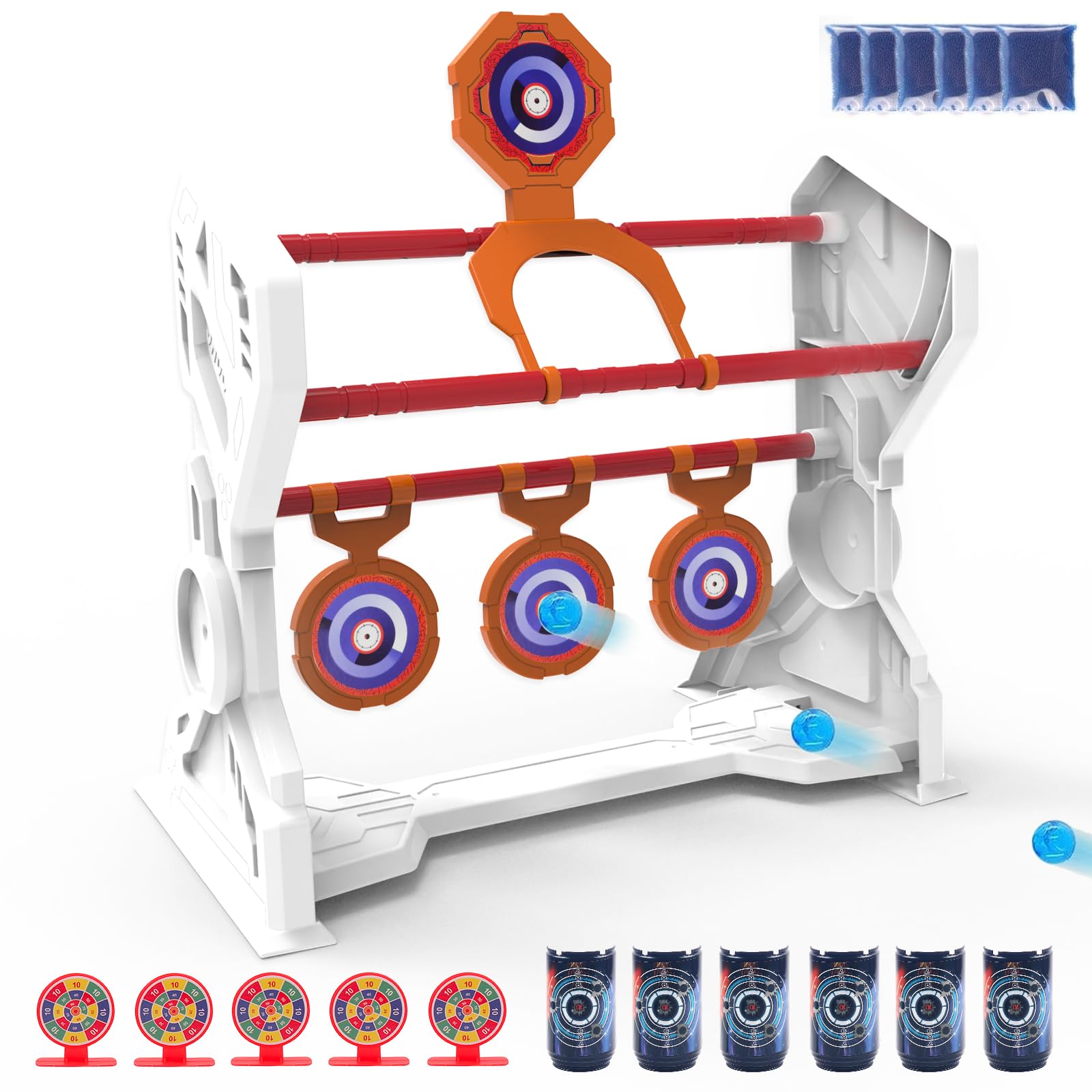 Buy Gel Ball Blaster Accessories Shooting Games Target with 60000+, 5 ...
