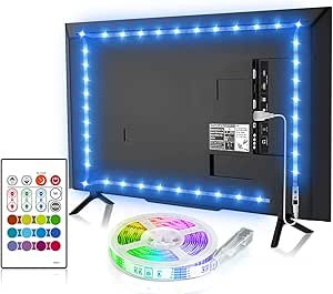 Amazon.com: BASON LIGHTING TV LED Backlight, 14.76ft USB Led Lights ...