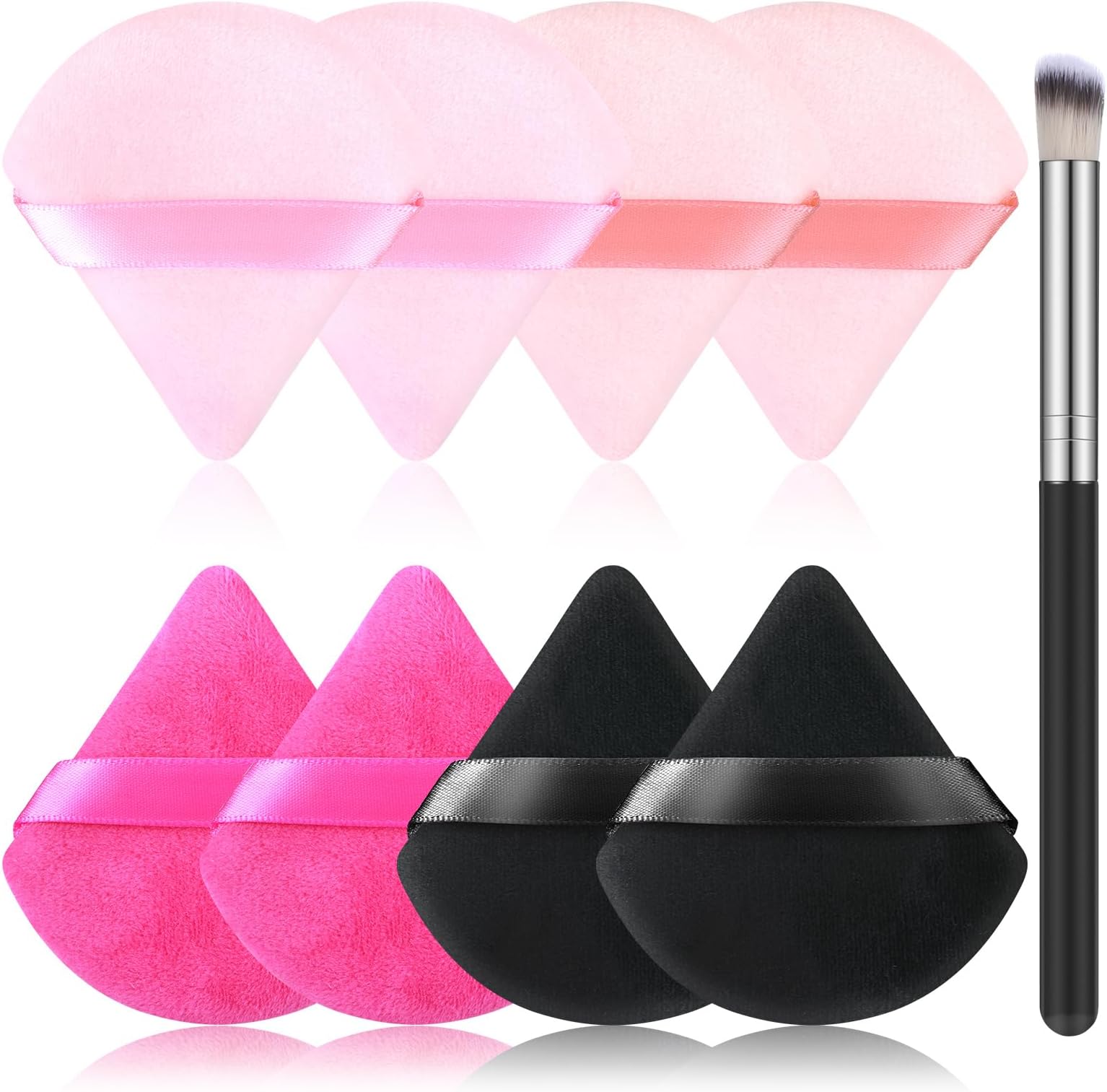 Amazon.com: 2pcs Triangle Powder Puff Makeup Sponge Powder Puffs for ...