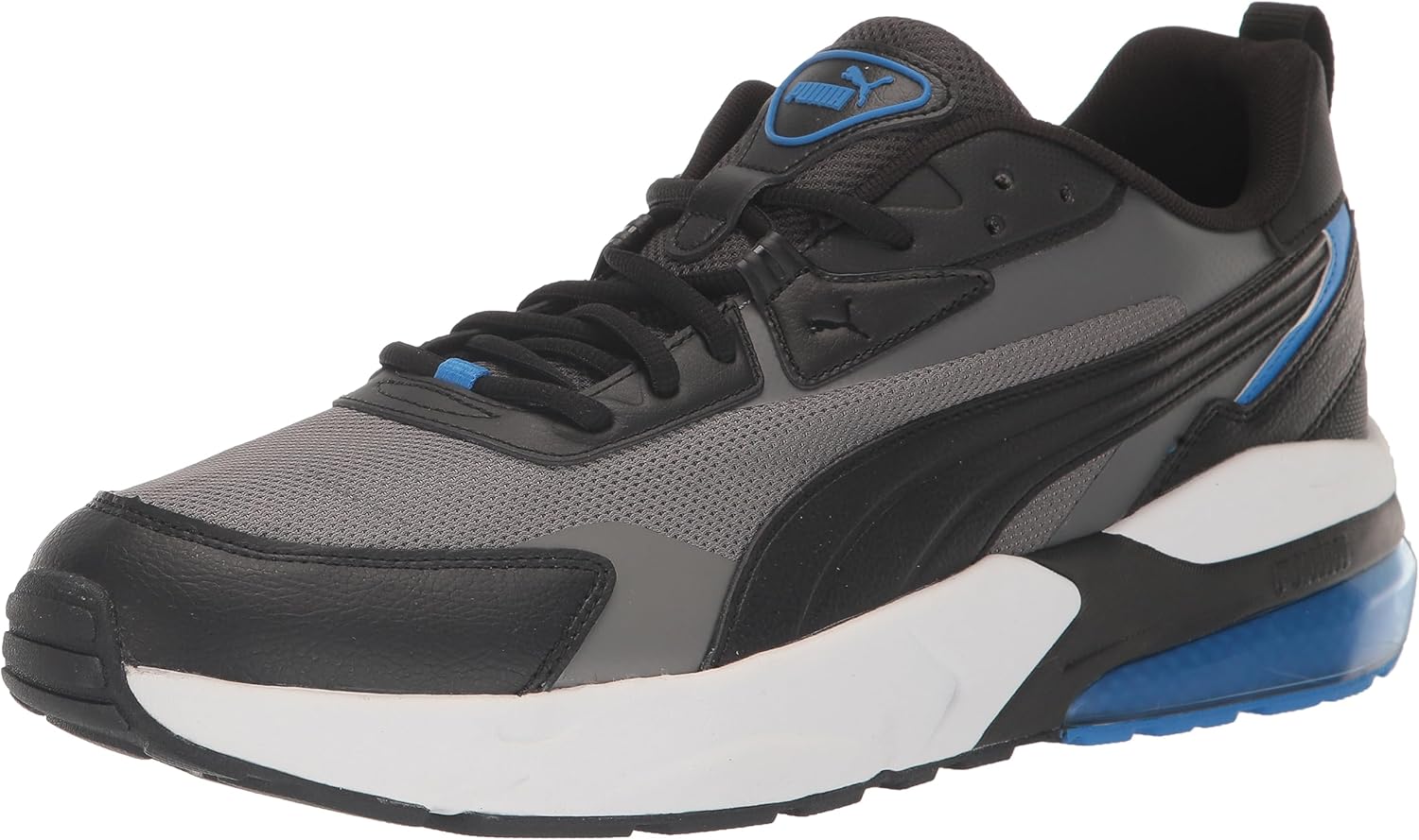 Amazon.com: Puma Men's VIS2K Sneaker, Cast Iron Black-Ultra Blue, 9.5 ...