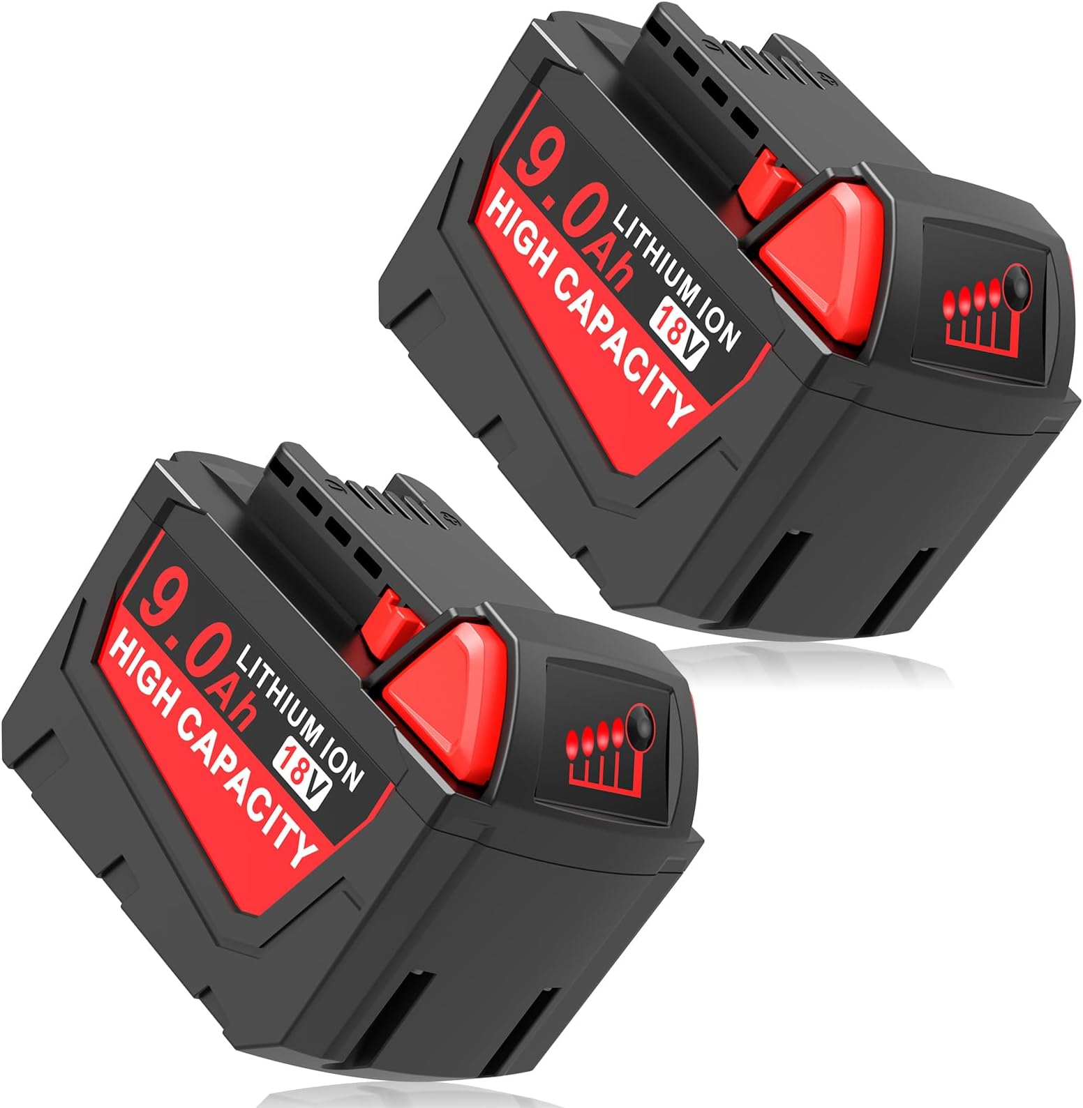 Amazon.com: WECACHWE 2Pack M18 9000mAh 18V Lithium Battery Replacement ...