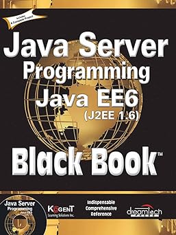 Amazon | Java Server Programming Java EE 6 (J2EE 1.6), Black Book (English Edition) [Kindle ...