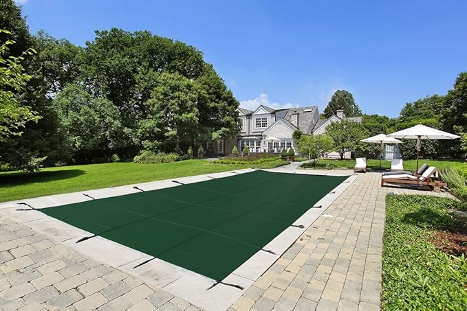 Amazon.com : Lite Strong Inground Safety Pool Cover - Green 20'x40 ...