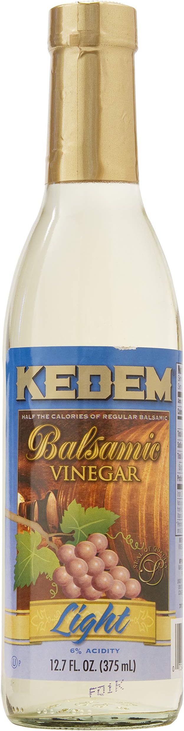 Amazon.com : Kedem Light White Balsamic Vinegar 12.7oz, Low Calorie ...