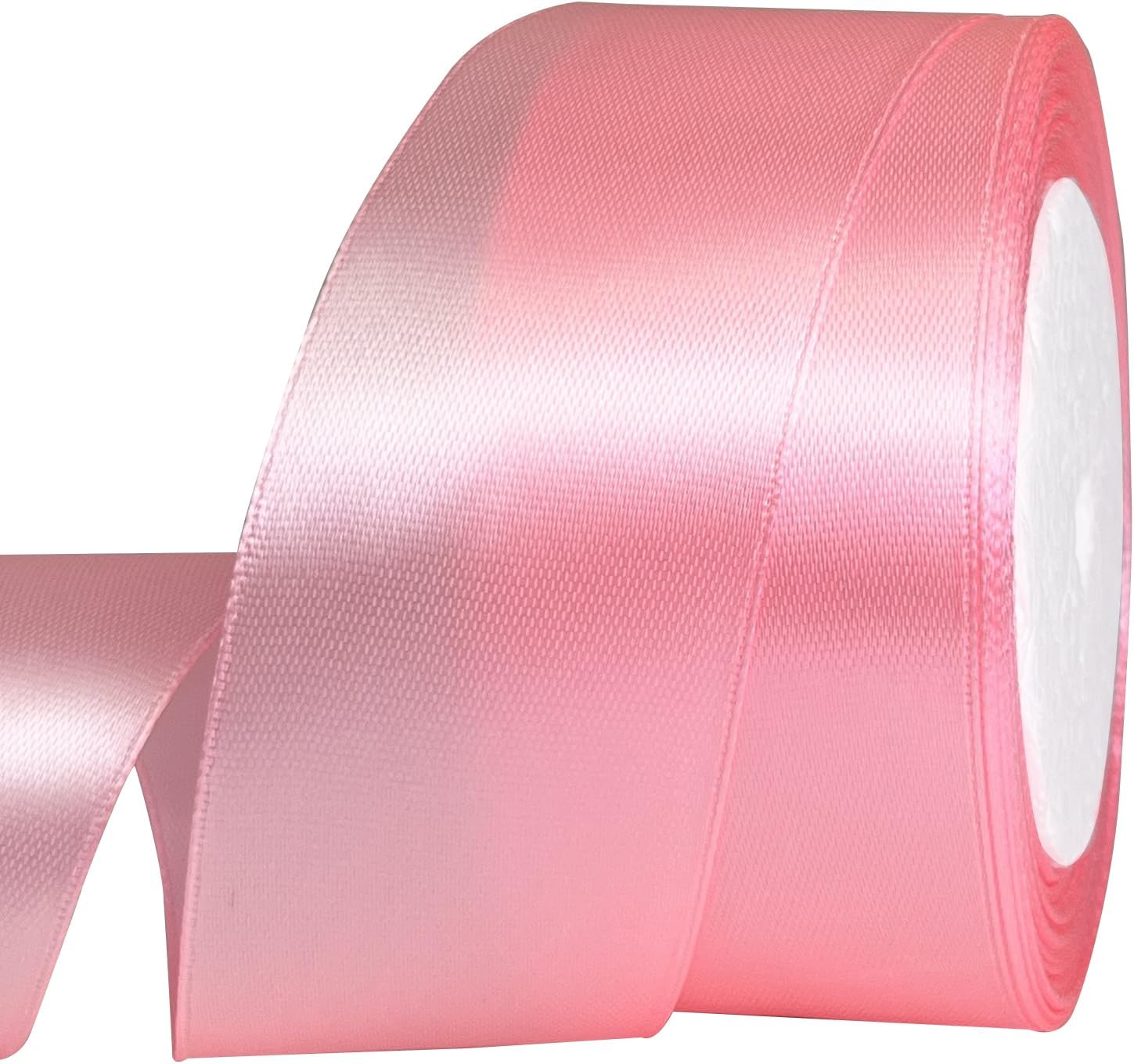 Amazon.com: MEYIART 25 Yards of 1-1/2" Pink Wide Satin Ribbon, Solid ...