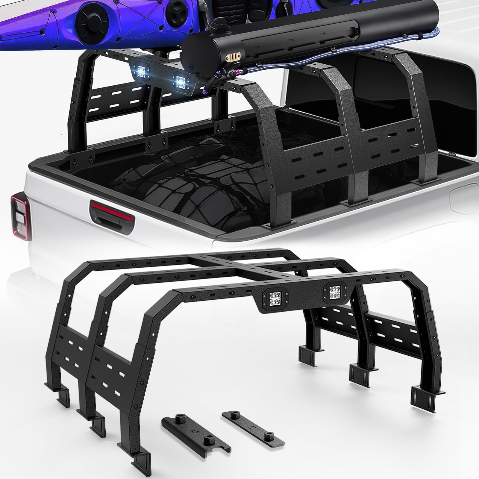 Amazon.com: EYOUHZ 23" High Overland Bed Racks Truck Cargo Carrier with ...