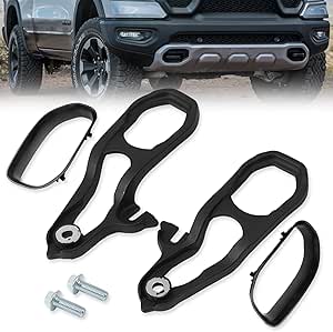 Aibule Front Tow Hooks Left & Right with Bushing Replacement for Ram ...