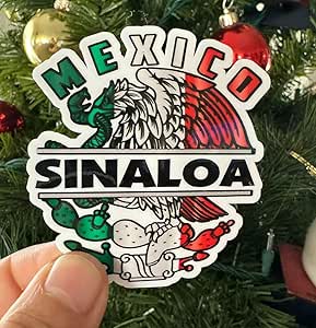 Amazon.com - Set of 2 Sinaloa Mexico Eagle Emblem Decal Stickers – Full ...