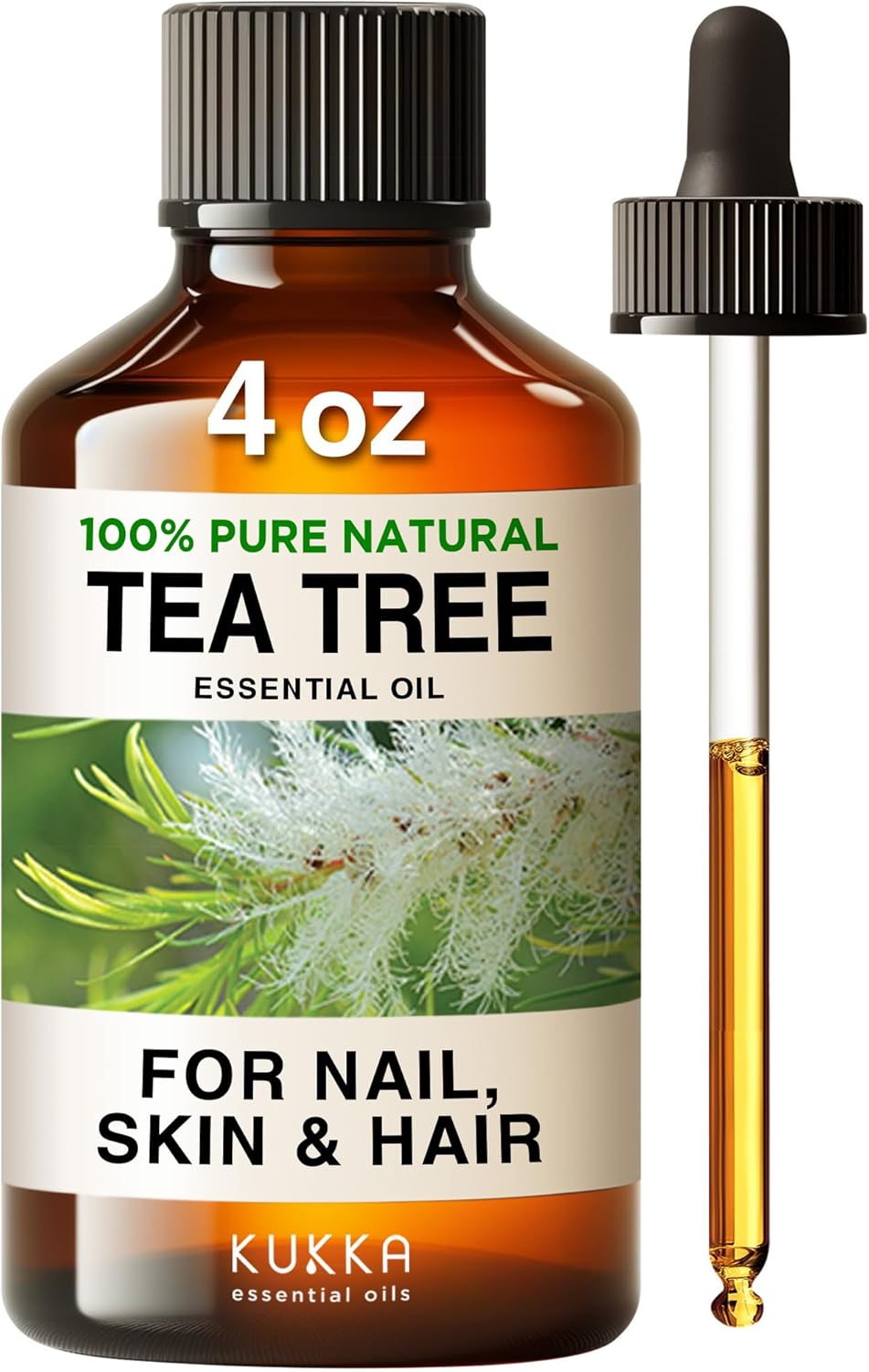 Amazon.com: Kukka Tea Tree Oil for Skin, Fuller Hair & Healthy Toenails ...