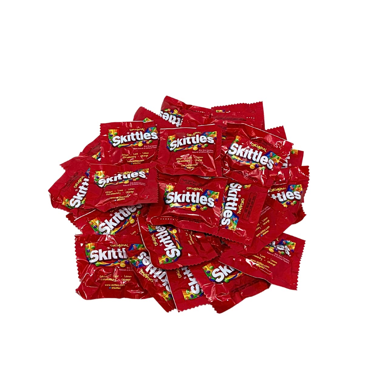Amazon.com : Skitles Original Flavor Candy Coated Fruit Chew Fun Size 1 ...