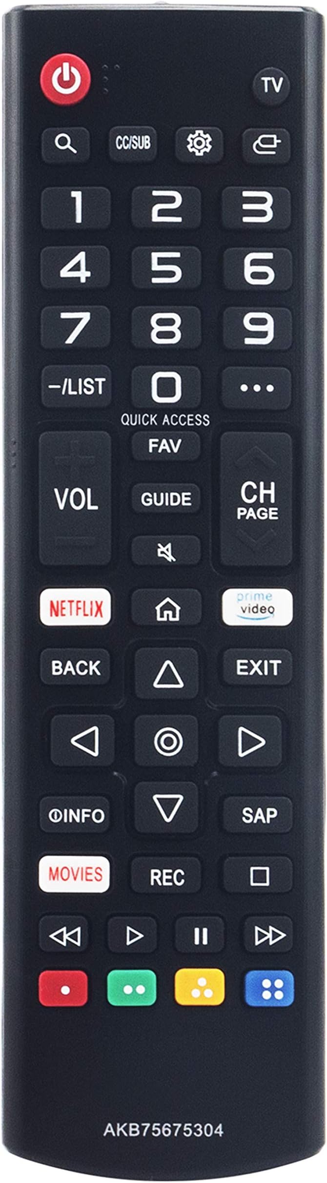 Amazon.com: OEM Replacement Remote Control for LG AKB75675304 Smart TV ...