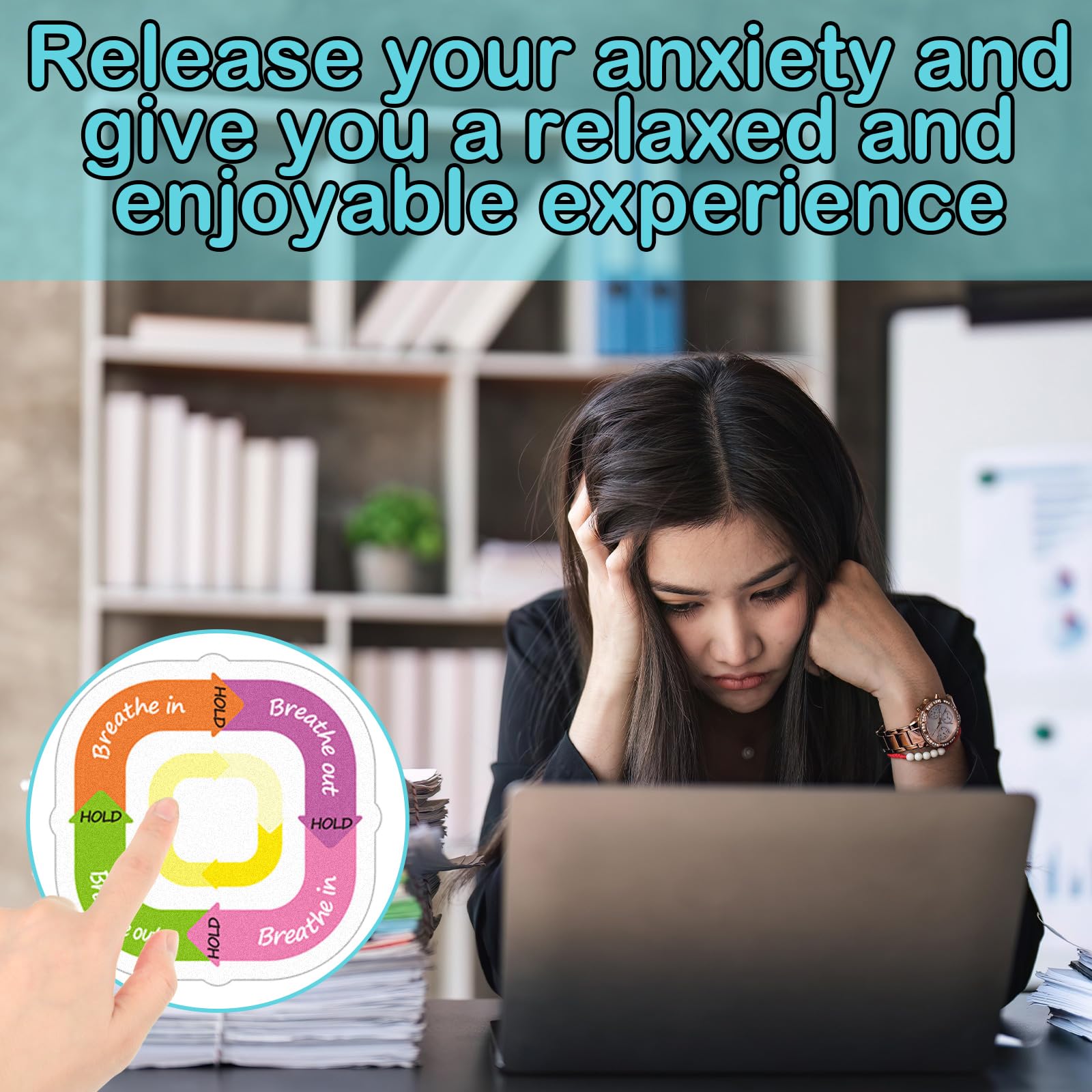 Snapklik.com : Engrowtic 180 Pcs Anxiety Sensory Stickers Sensory ...