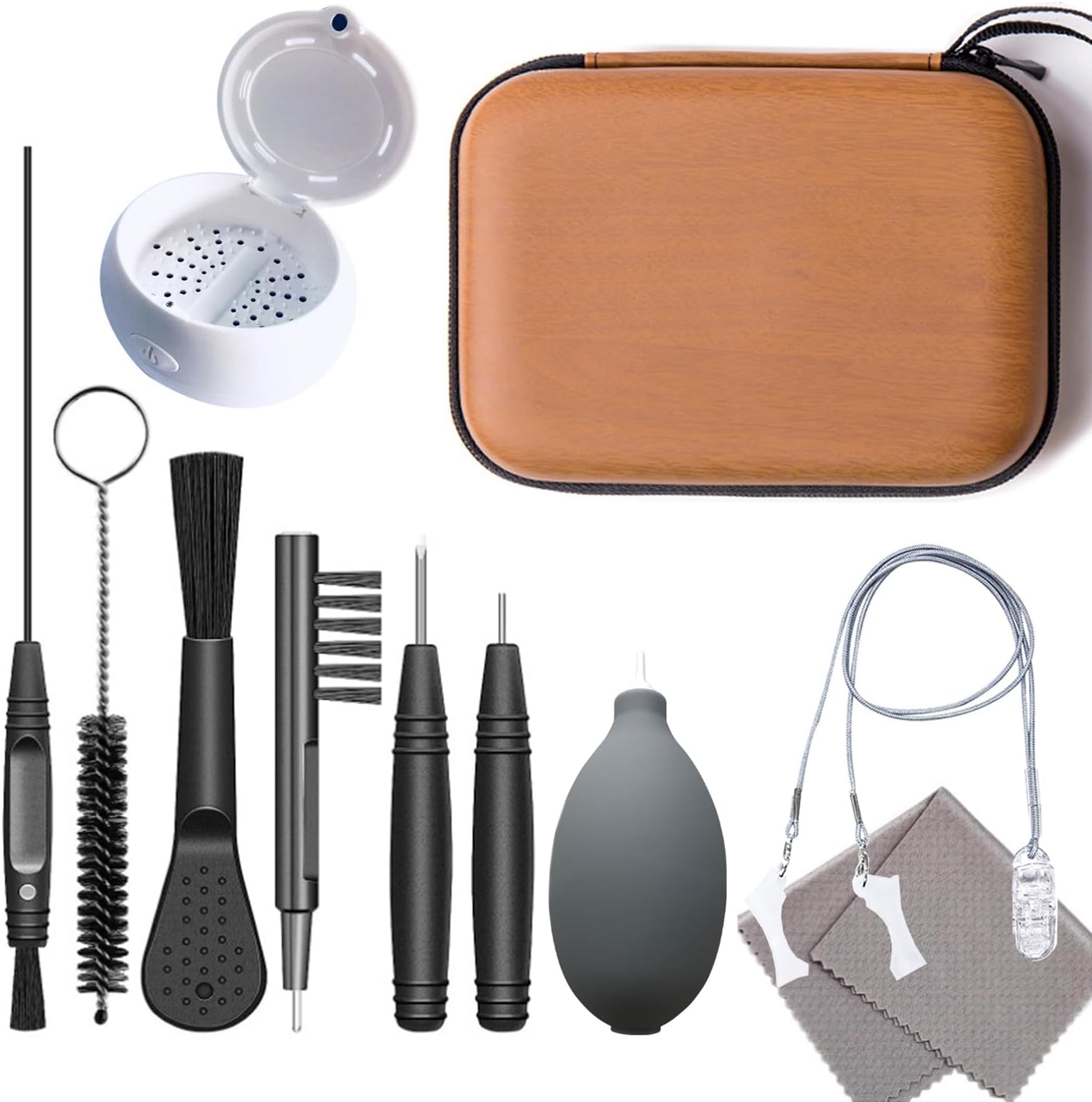 Amazon.com: 10 PCS Hearing Aid Cleaning Kits Hearing Amplifier Brush ...