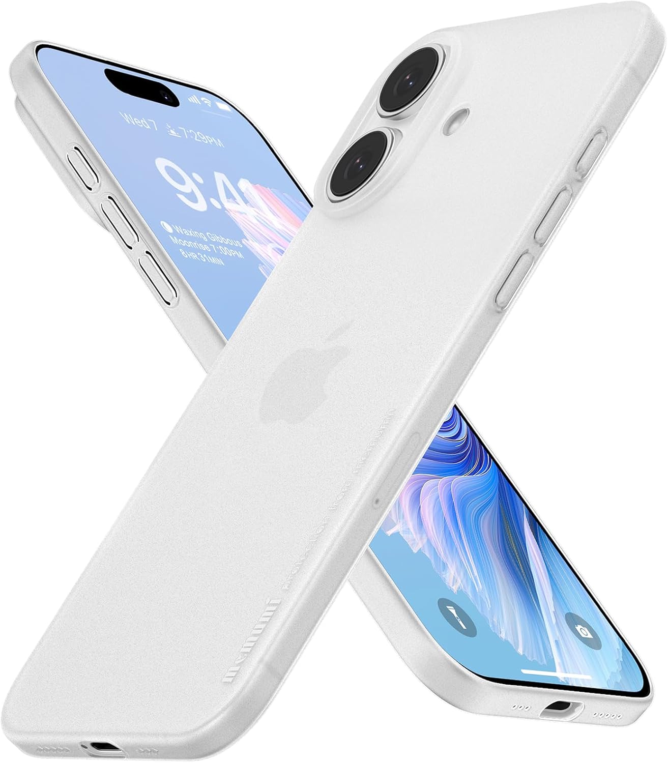 Amazon.com: memumi for iPhone 17 Thin Case 0.3mm Lightweight [No-Case ...