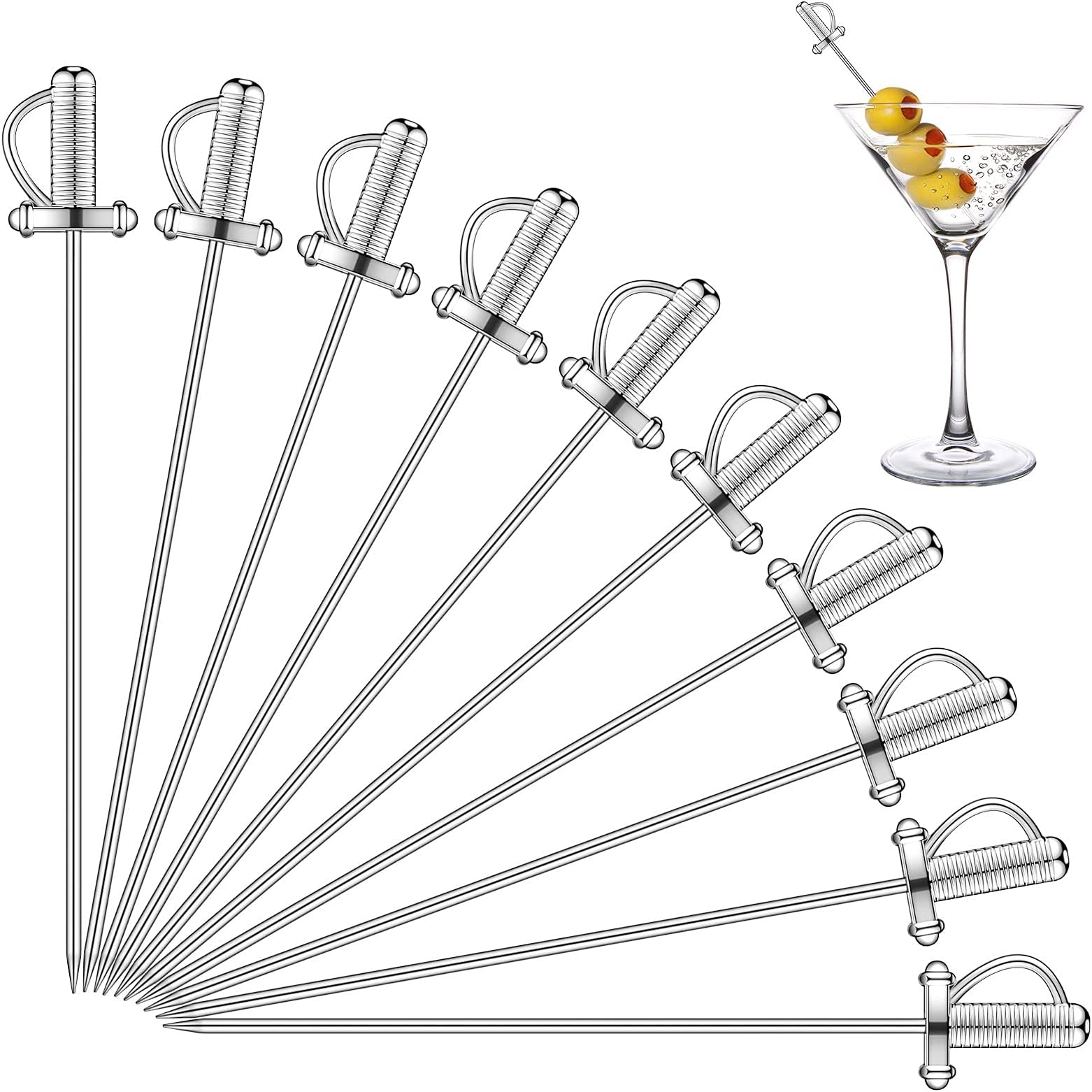 Amazon.com | Royal 3.25" Black Plastic Sword Picks, Package of 1000 ...