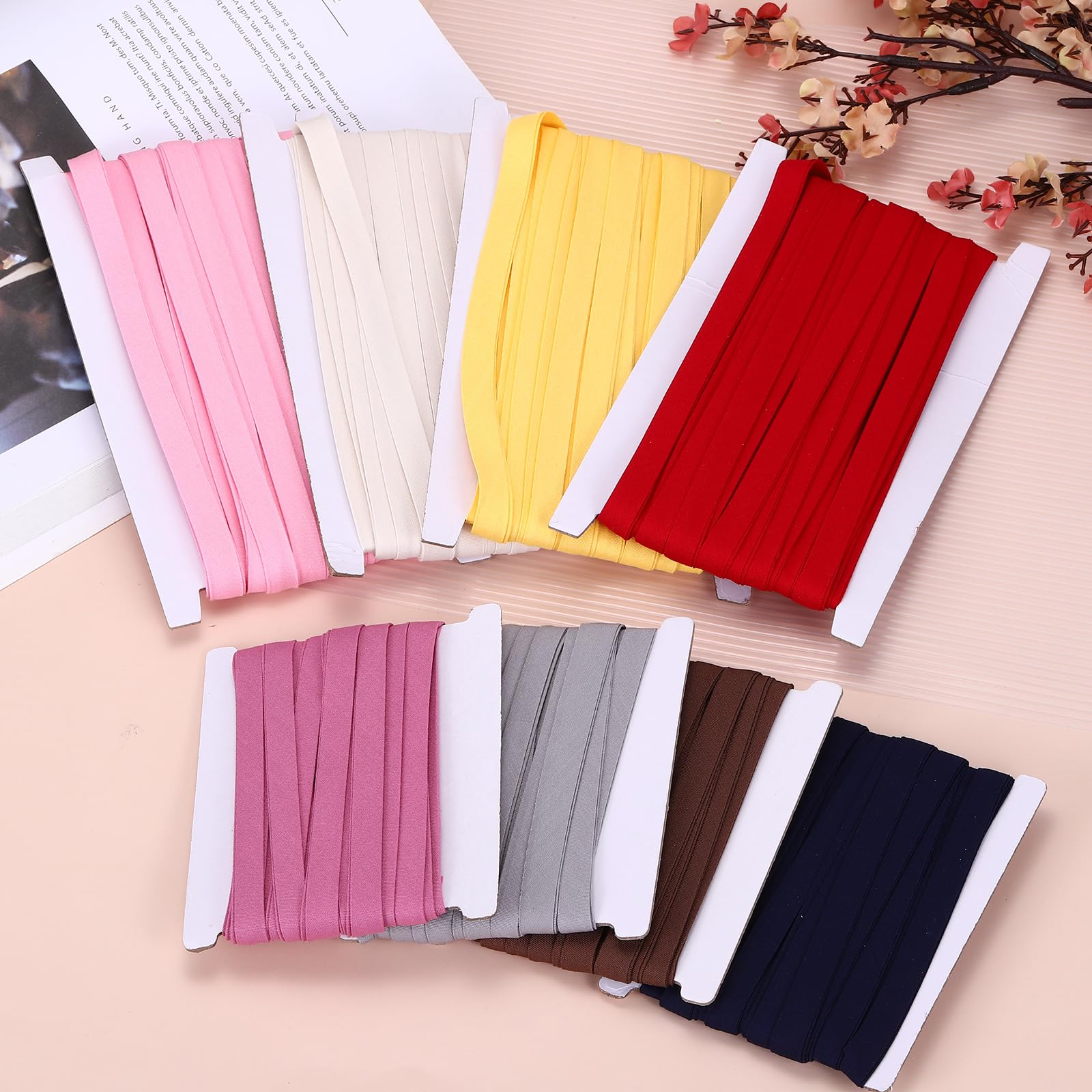 Snapklik.com : MECCANIXITY 3/8 Inch Double Fold Bias Tape Cotton ...